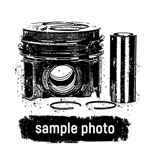 Complete piston with rings and pin - MEC120260 MEC-DIESEL - 120260 ...