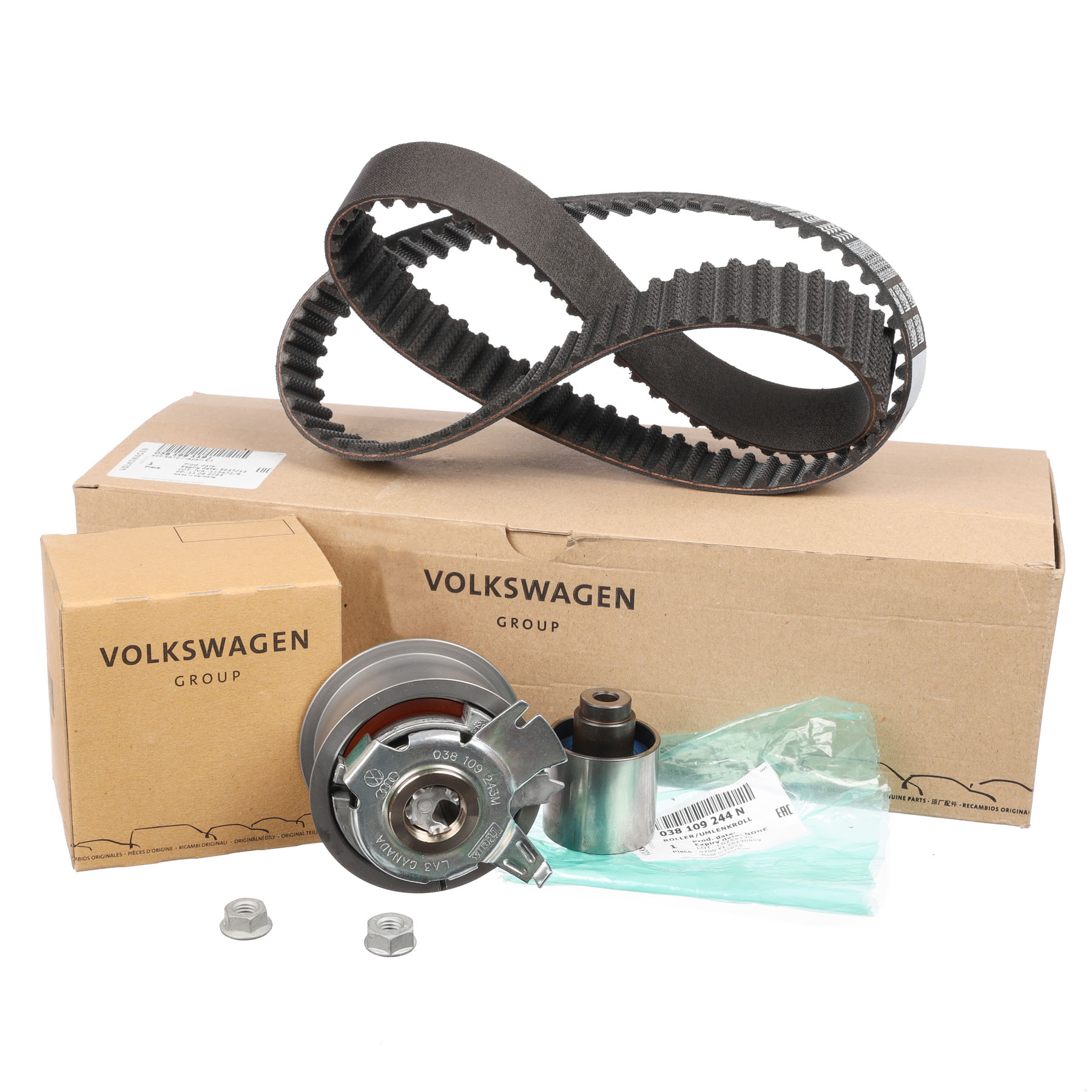Timing Belt Kit - 038198119J ORIGINAL - 038198119A, 038198119C | K ...