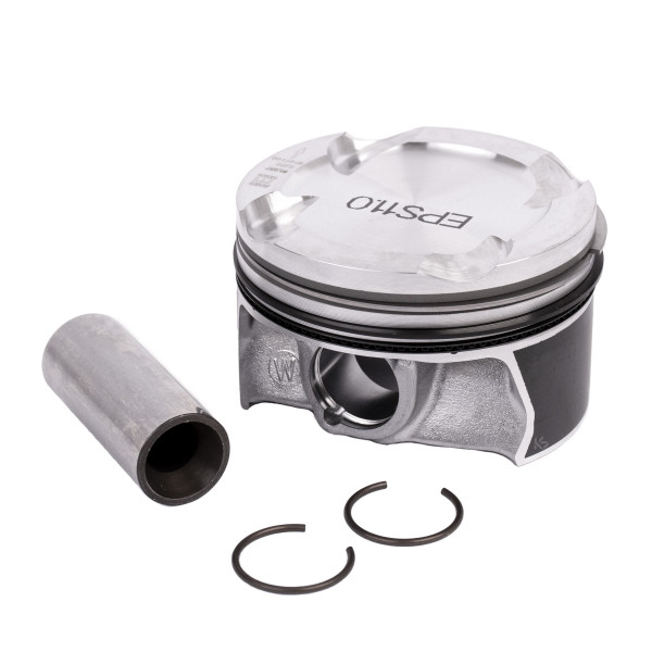 Piston with rings and pin - 081PI00125000 MAHLE - 11258678931, 8678931 ...