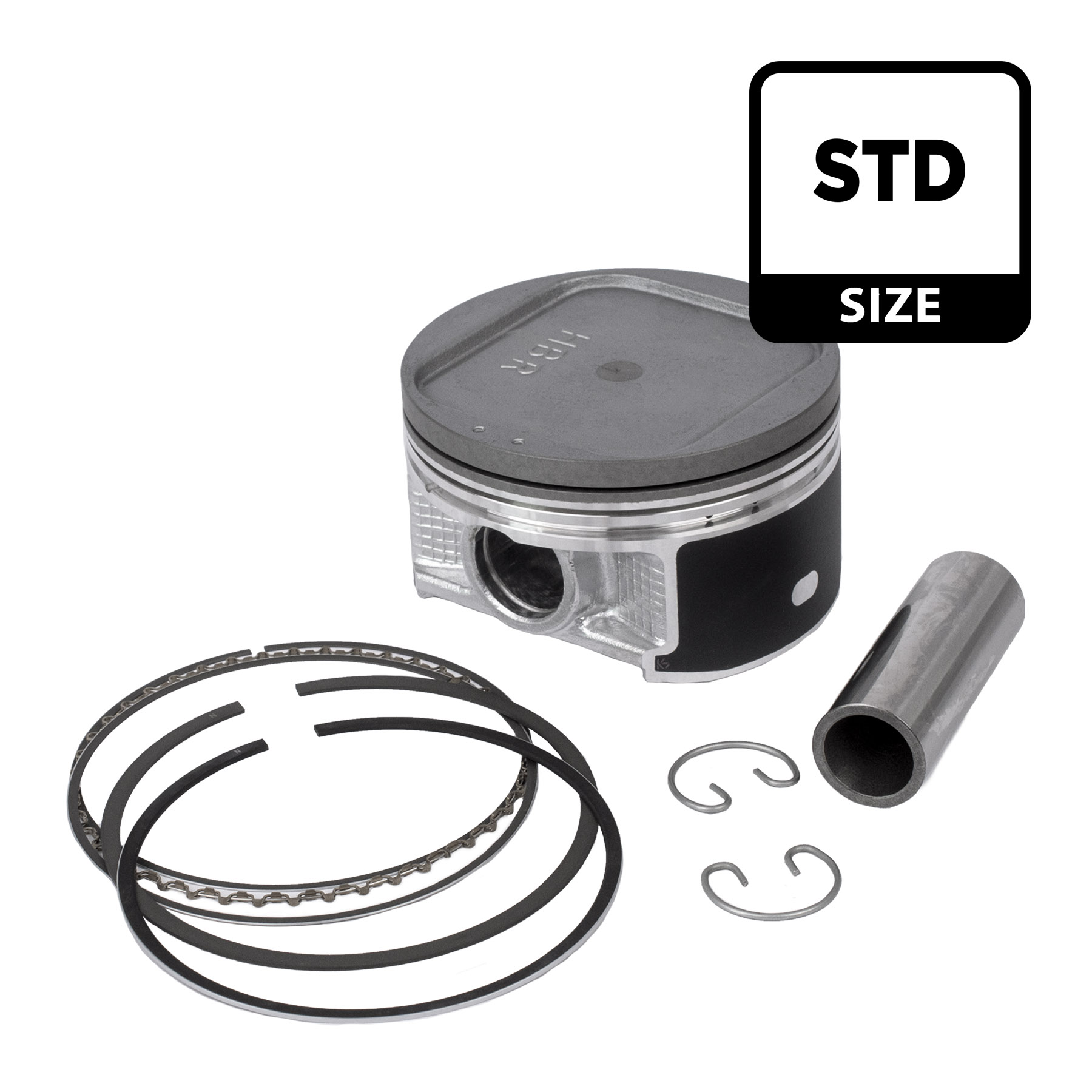 Piston with rings and pin - 100-15056 IAP QUALITY PARTS - 12006AB230 ...