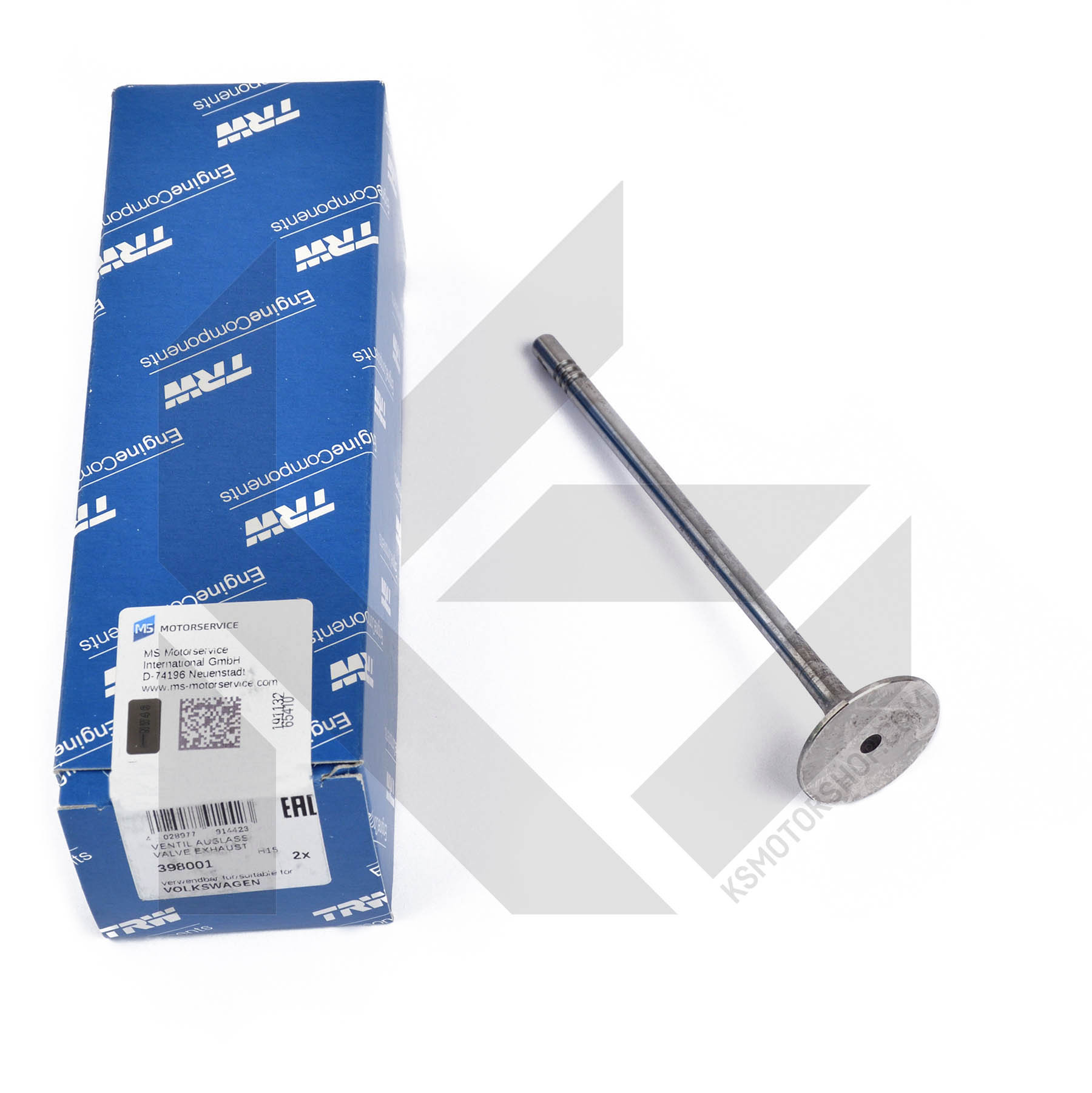 Exhaust Valve - 398001 TRW Engine Component - 04C109611A, 04E109611L ...