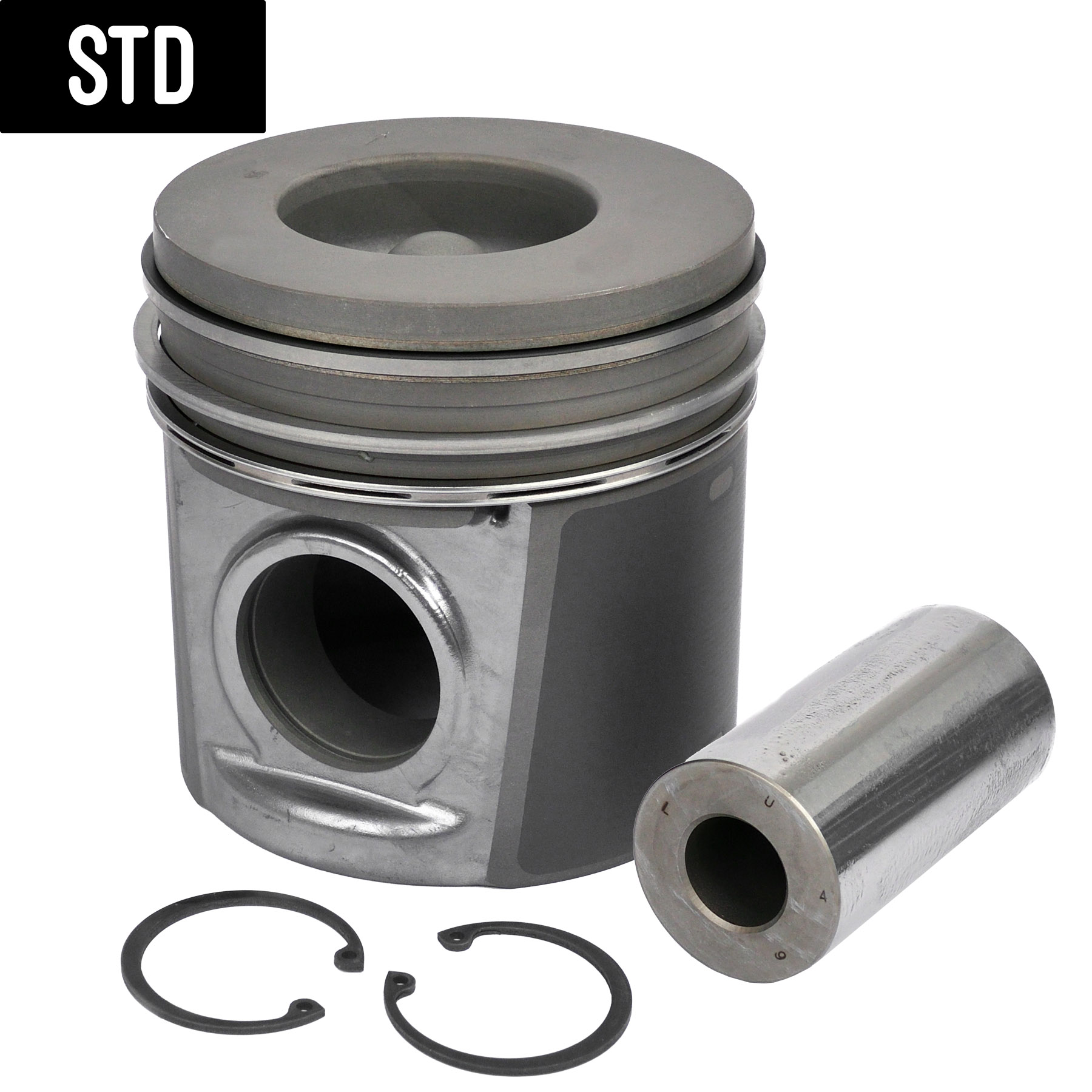 Piston with rings and pin - 40234600 KOLBENSCHMIDT - 4115P515, 4115P015 ...