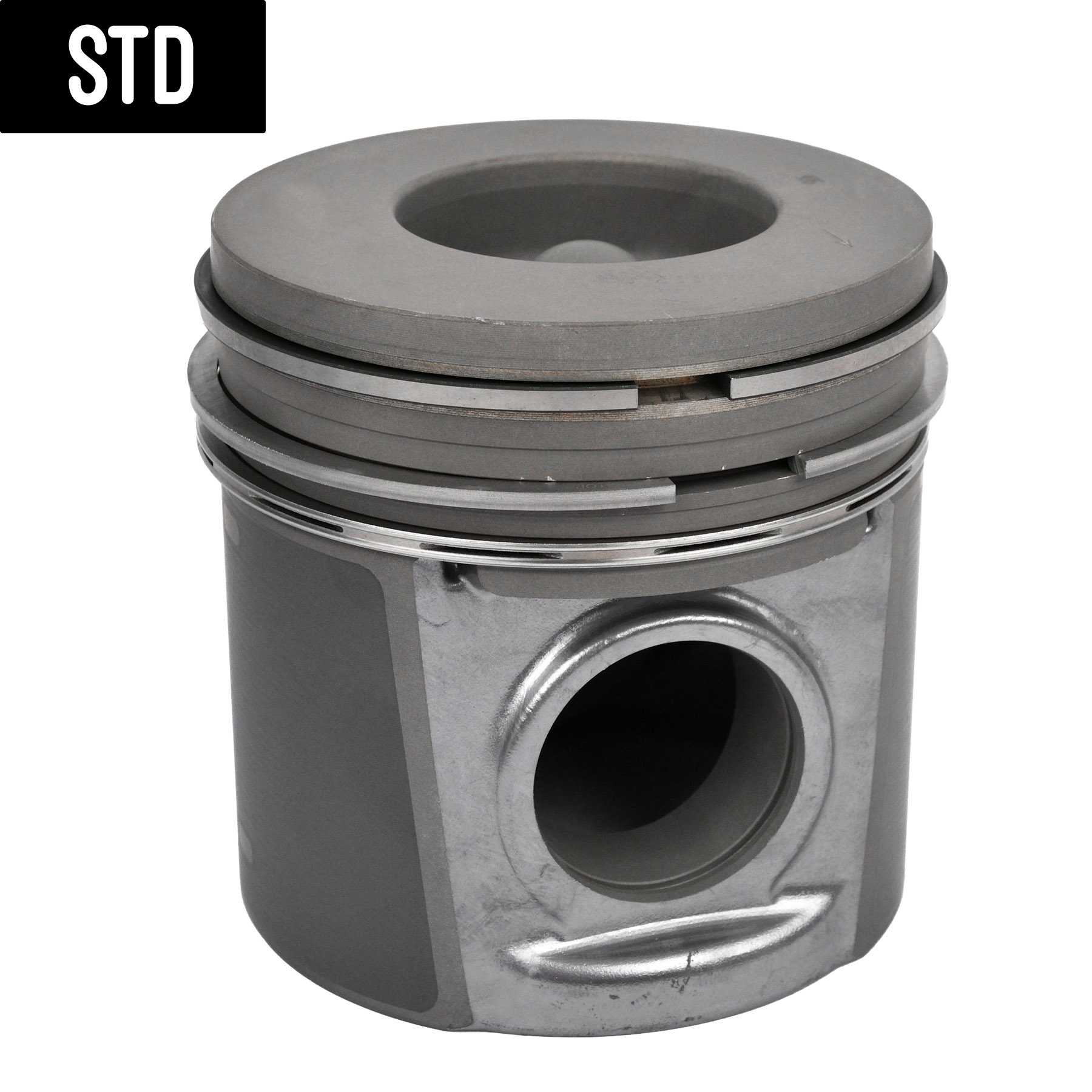 Piston with rings and pin - 40234600 KOLBENSCHMIDT - 4115P515, 4115P015 ...