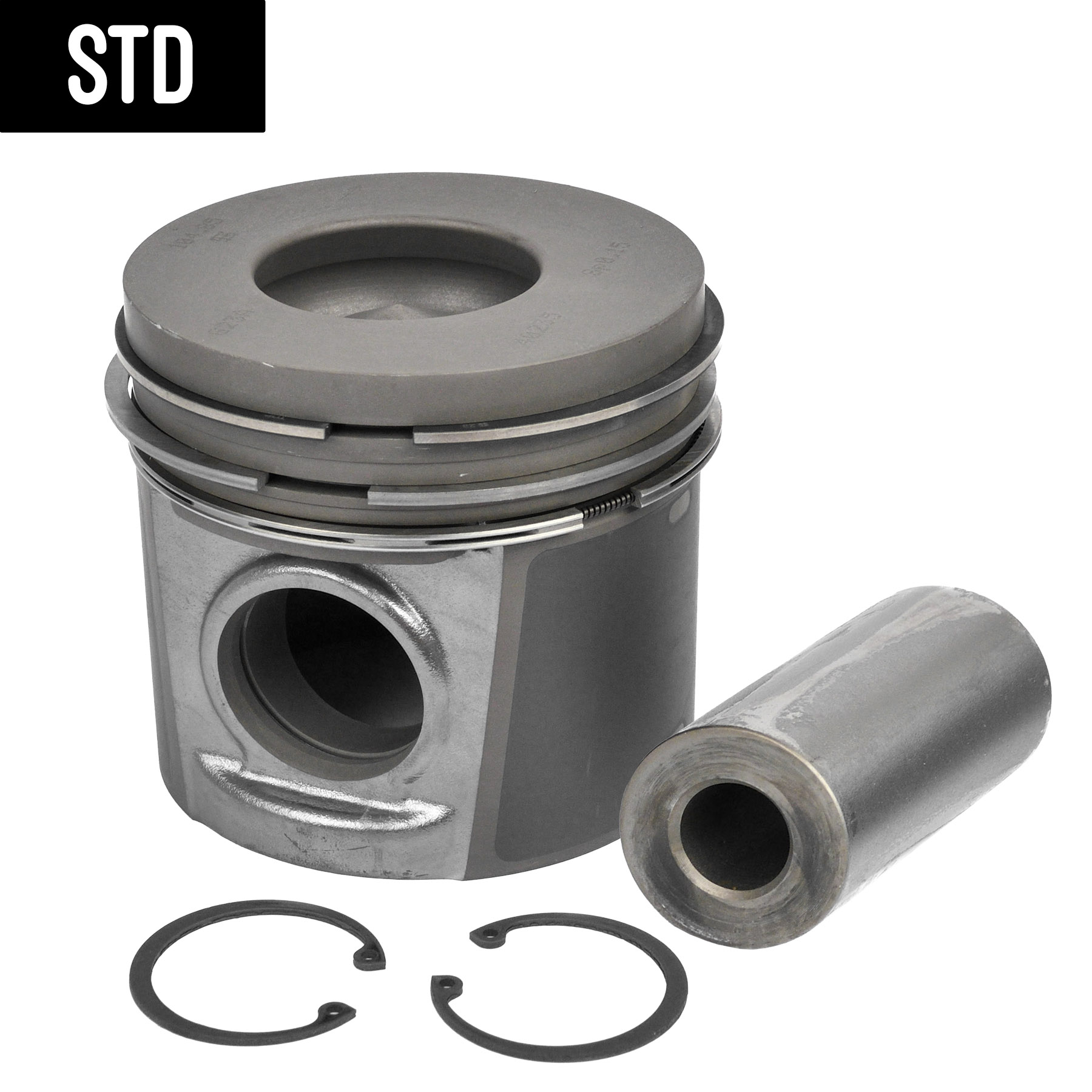 Piston with rings and pin - 40235600 KOLBENSCHMIDT - 99529600, 4115P511 ...