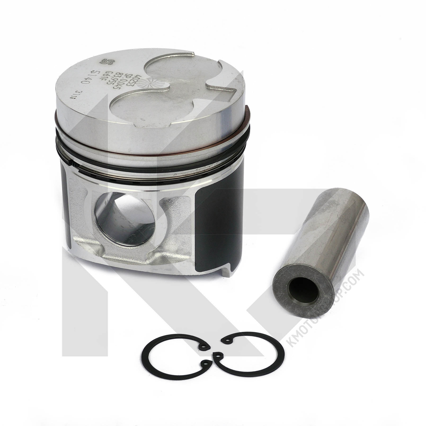 Piston with rings and pin - 40253600 KOLBENSCHMIDT - 115017490 ...