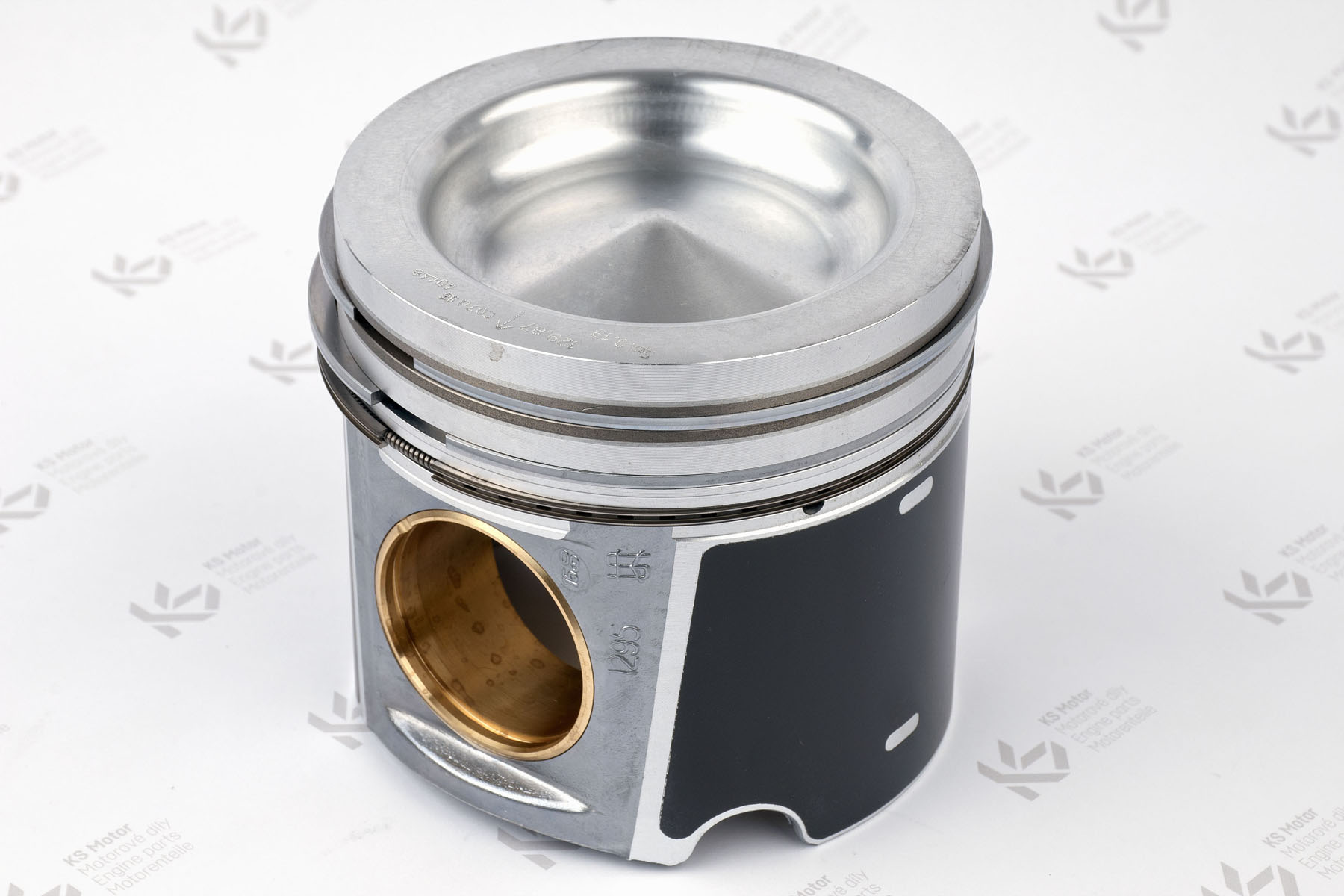 Piston with rings and pin - 40448601 KOLBENSCHMIDT - 0012300, 0032300 ...