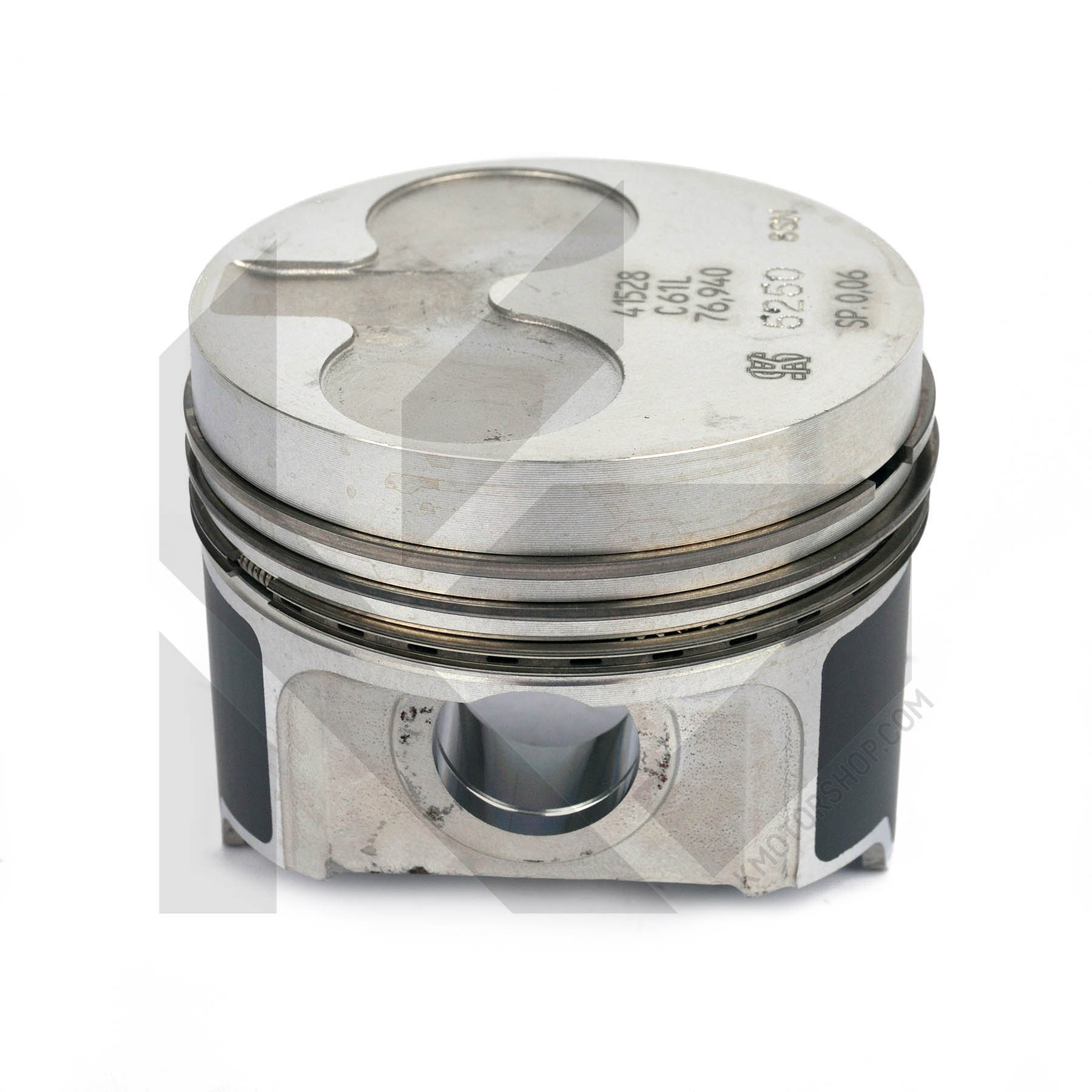 Piston with rings and pin - 41528600 KOLBENSCHMIDT - 115017620 ...