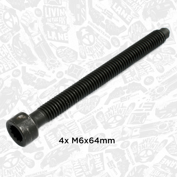 Injector clamp bolt 4 pcs - BS0008 ET ENGINETEAM - 038103385A | K MOTORSHOP