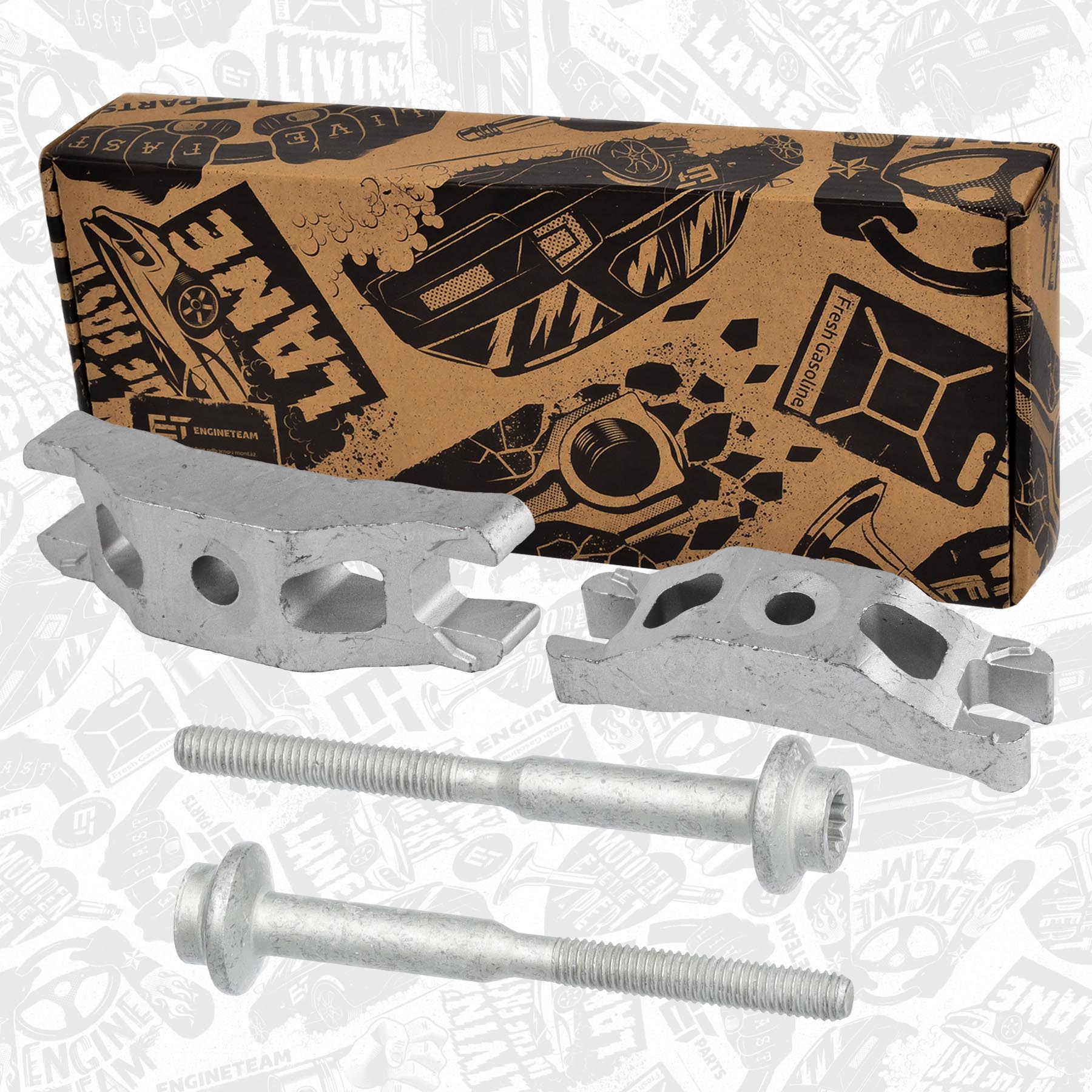 Injector clamp bolt 2 pcs + holder 2 pcs - BS0043VR2 ET ENGINETEAM ...