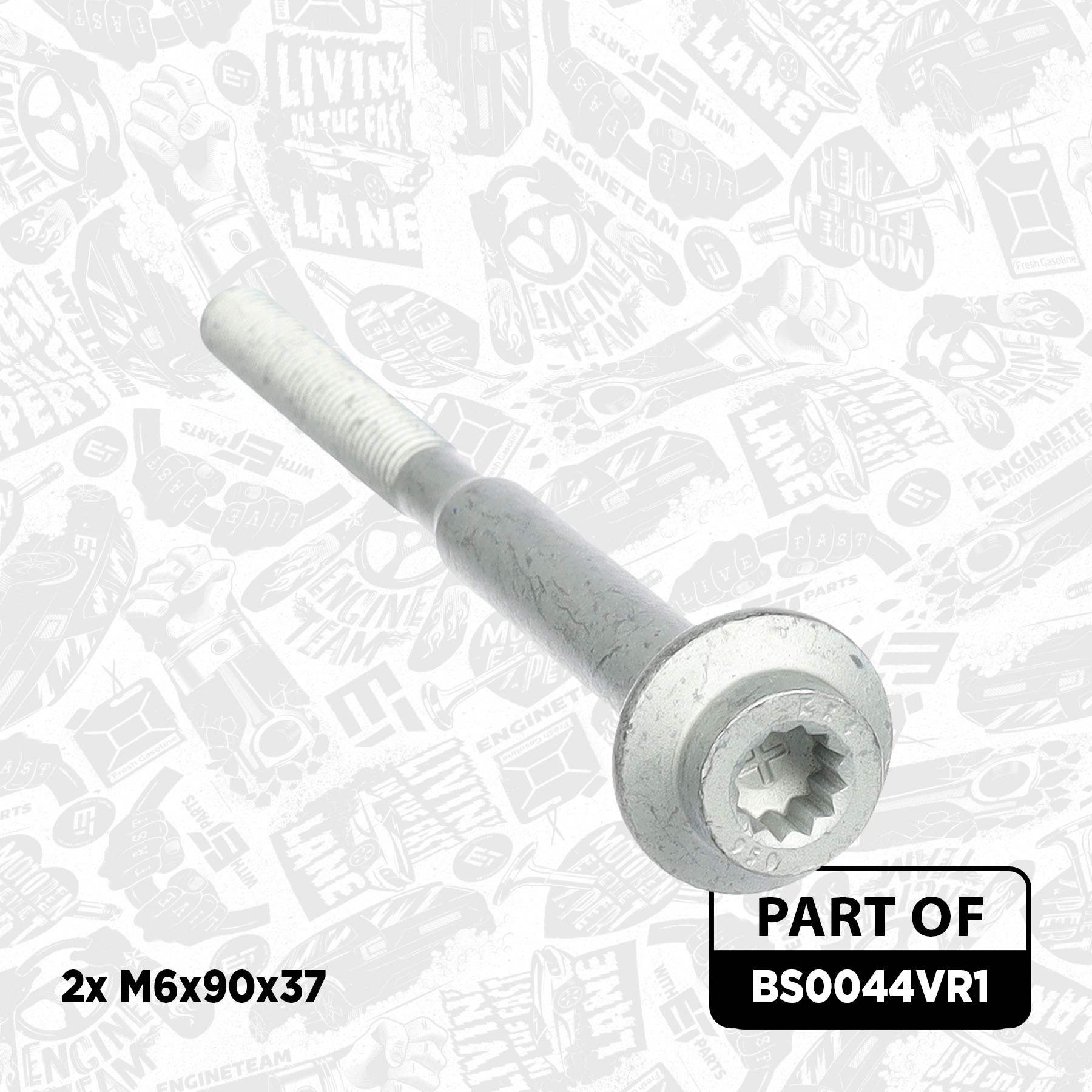 Injector clamp bolt 2 pcs - BS0044VR1 ET ENGINETEAM - WHT005490 | K ...