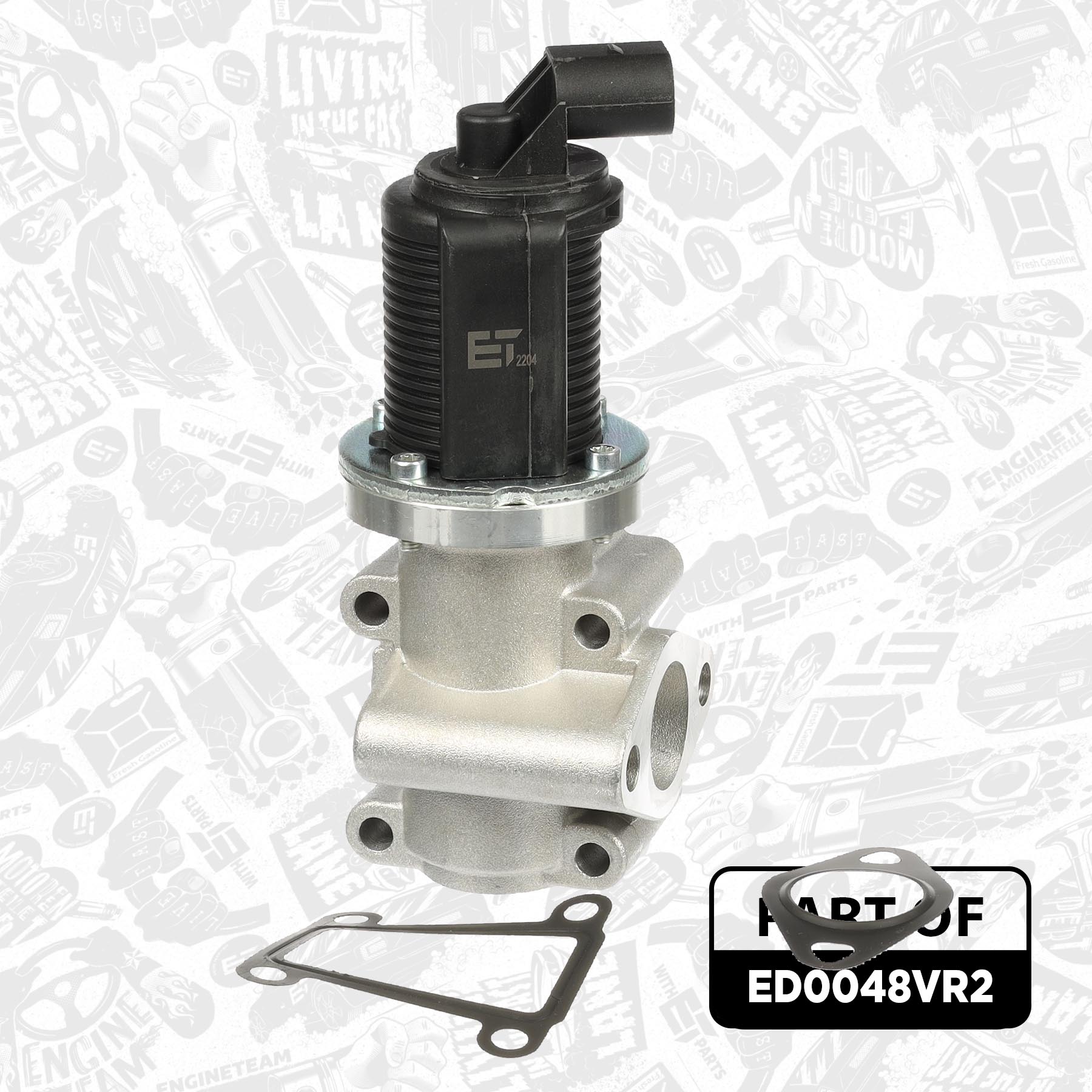 Intake Manifold Module + EGR valve - ED0048VR2 ET ENGINETEAM - 55190238, 55206459, 55210201 | K ...