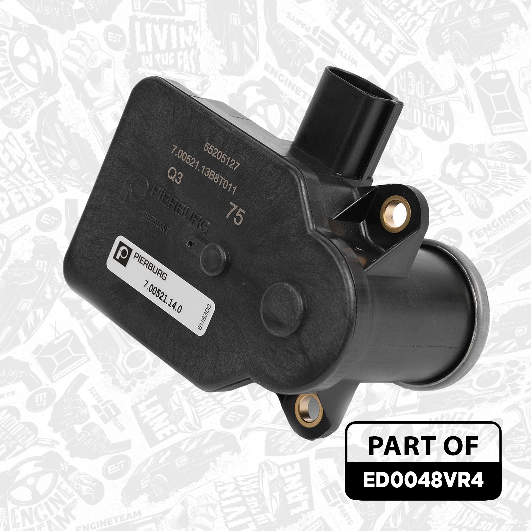 Intake Manifold Module + actuator - ED0048VR4 ET ENGINETEAM - 55190238 ...