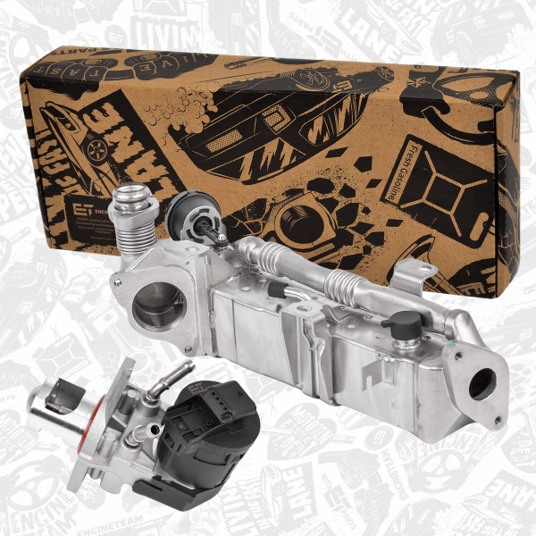 Cooler, exhaust gas recirculation - ED0087 ET ENGINETEAM - 11717823210 ...