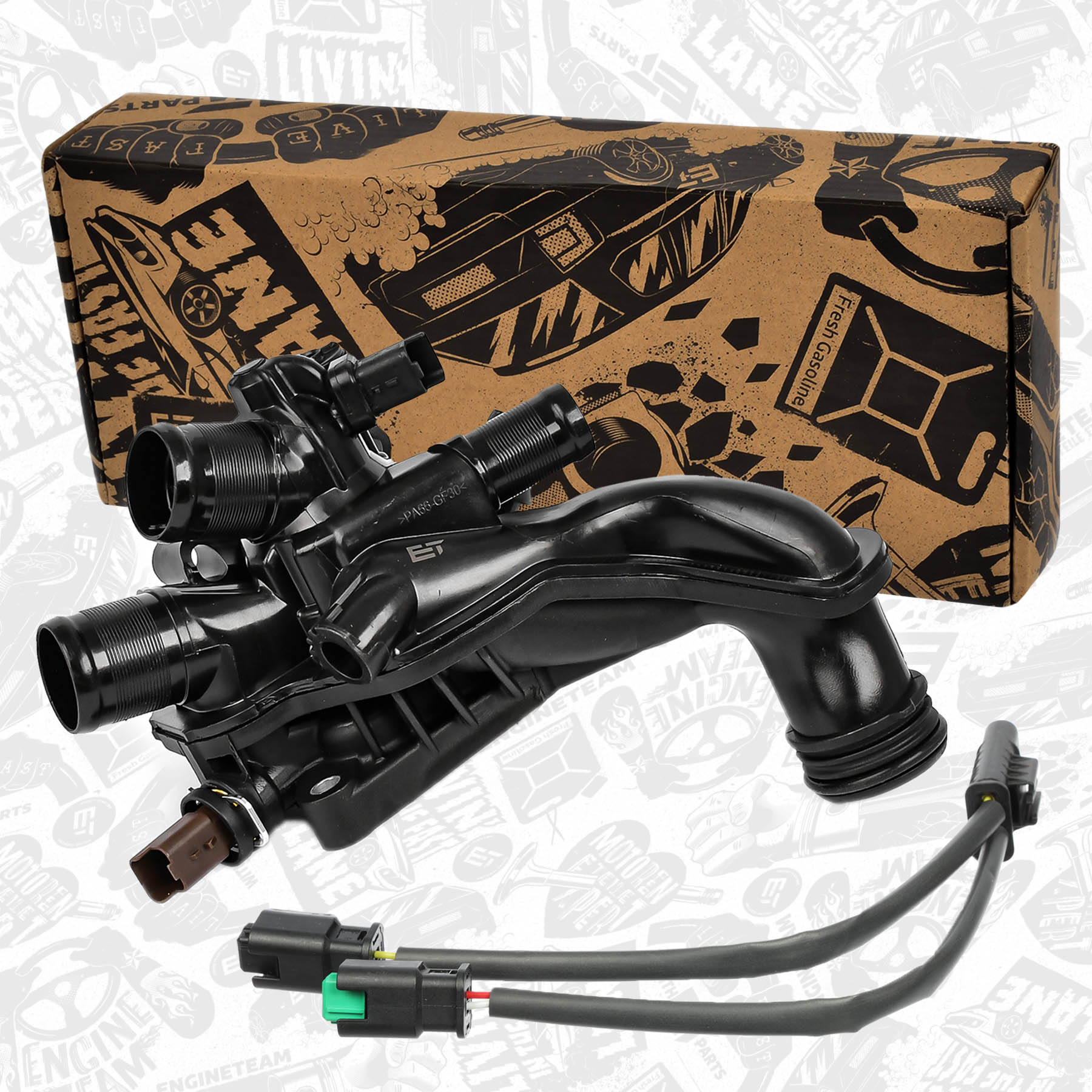 Thermostat, coolant + cable - ED0161VR1 ET ENGINETEAM - 12517646145 ...