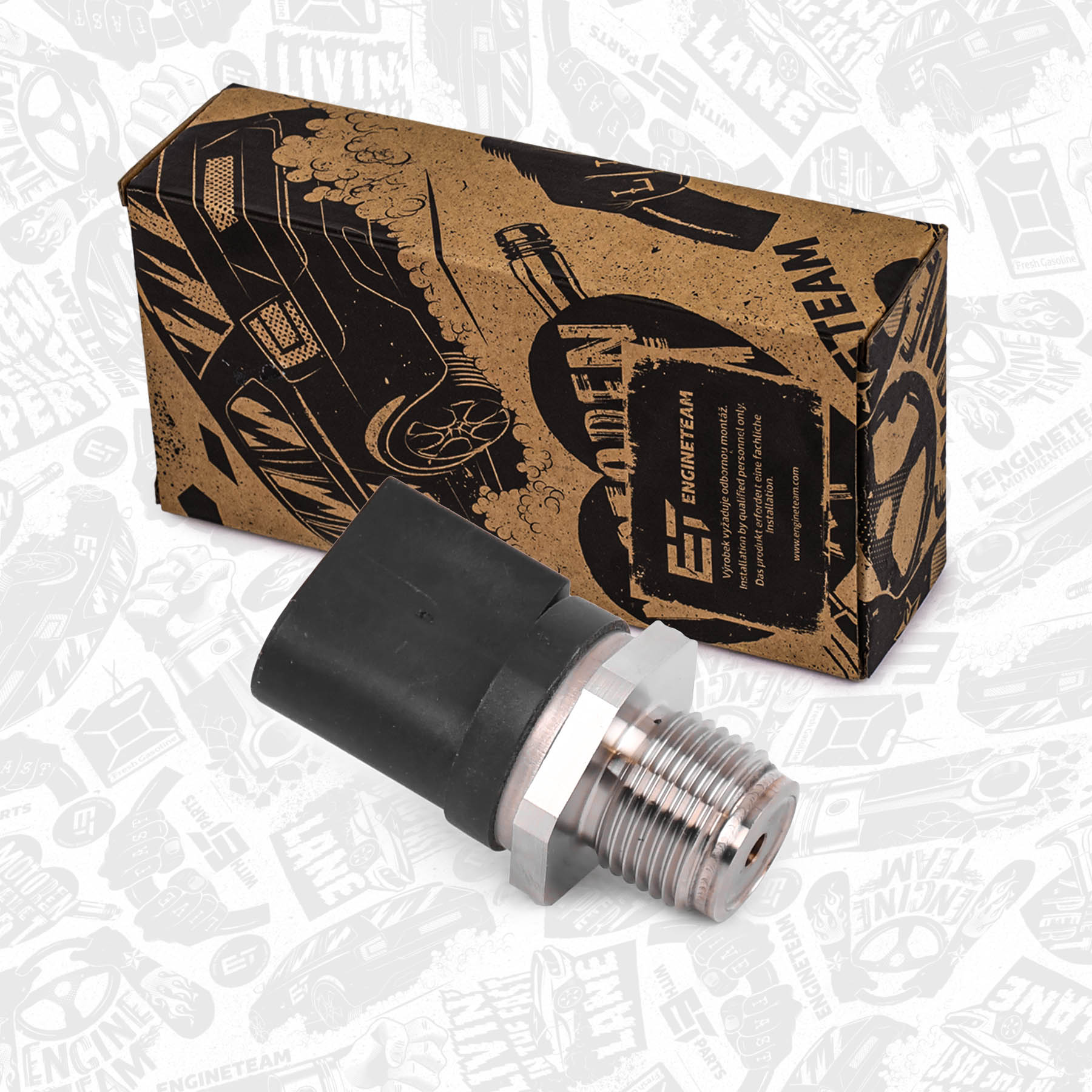 Sensor, fuel pressure - ED0168 ET ENGINETEAM - 0041536728, 0061533328 ...