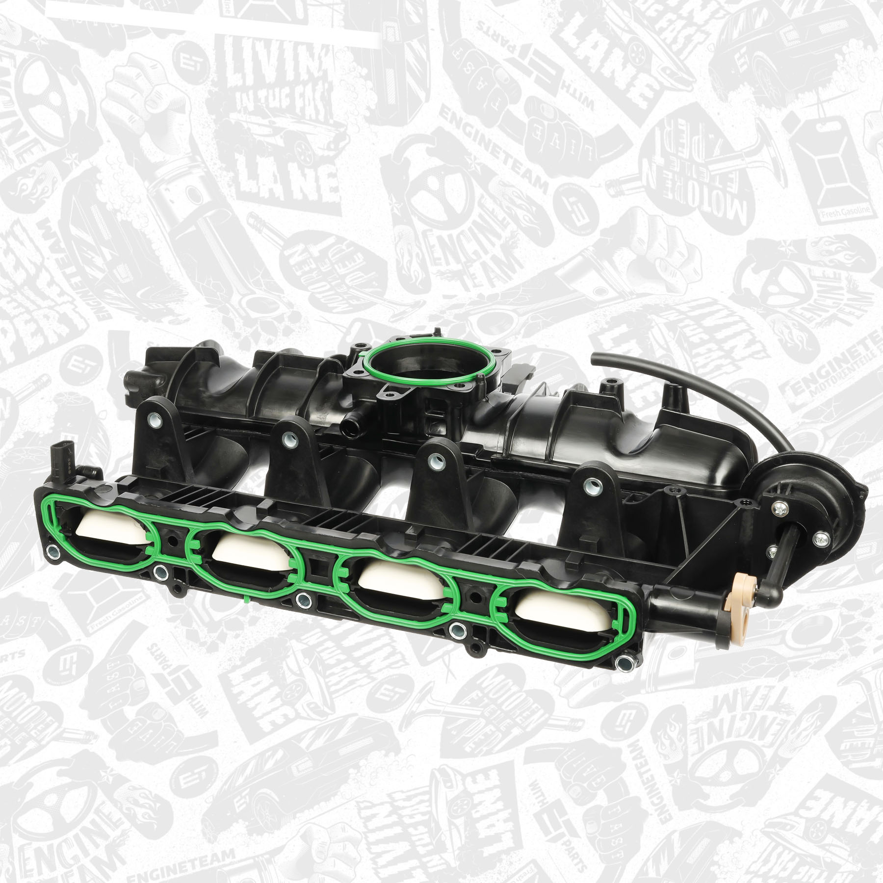 Intake Manifold, air supply - ED0204 ET ENGINETEAM - 06J998386 ...
