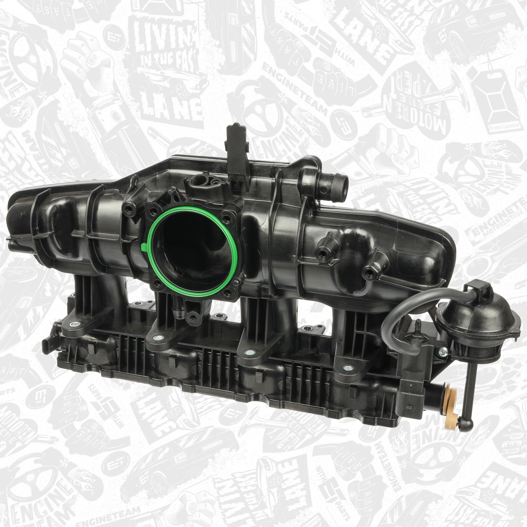 Intake Manifold, air supply - ED0204VR1 ET ENGINETEAM - 06J998386 ...