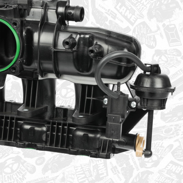 Intake Manifold, air supply - ED0204VR1 ET ENGINETEAM - 06J998386 ...