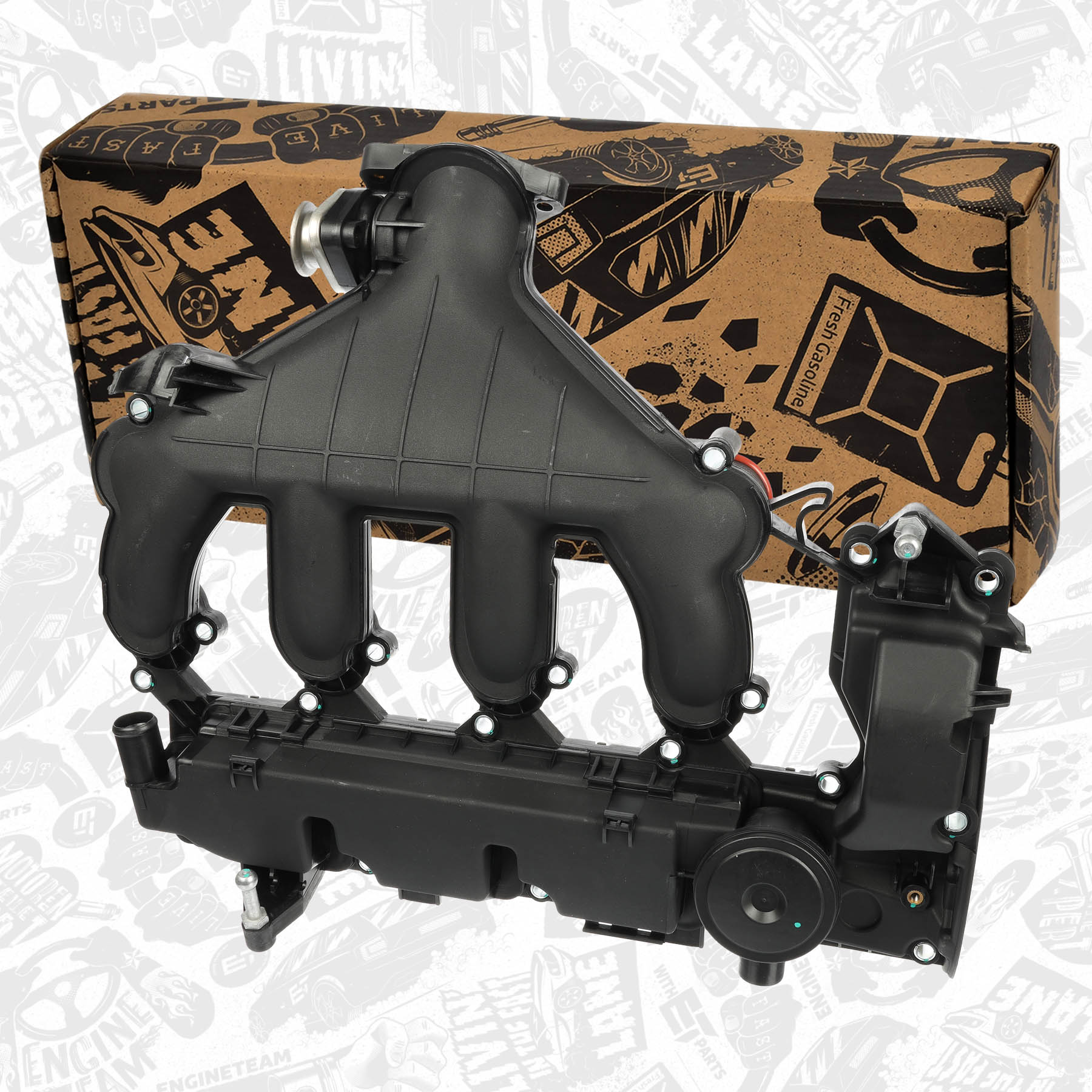 Intake Manifold, air supply - ED0215 ET ENGINETEAM - 0248.P4 ...