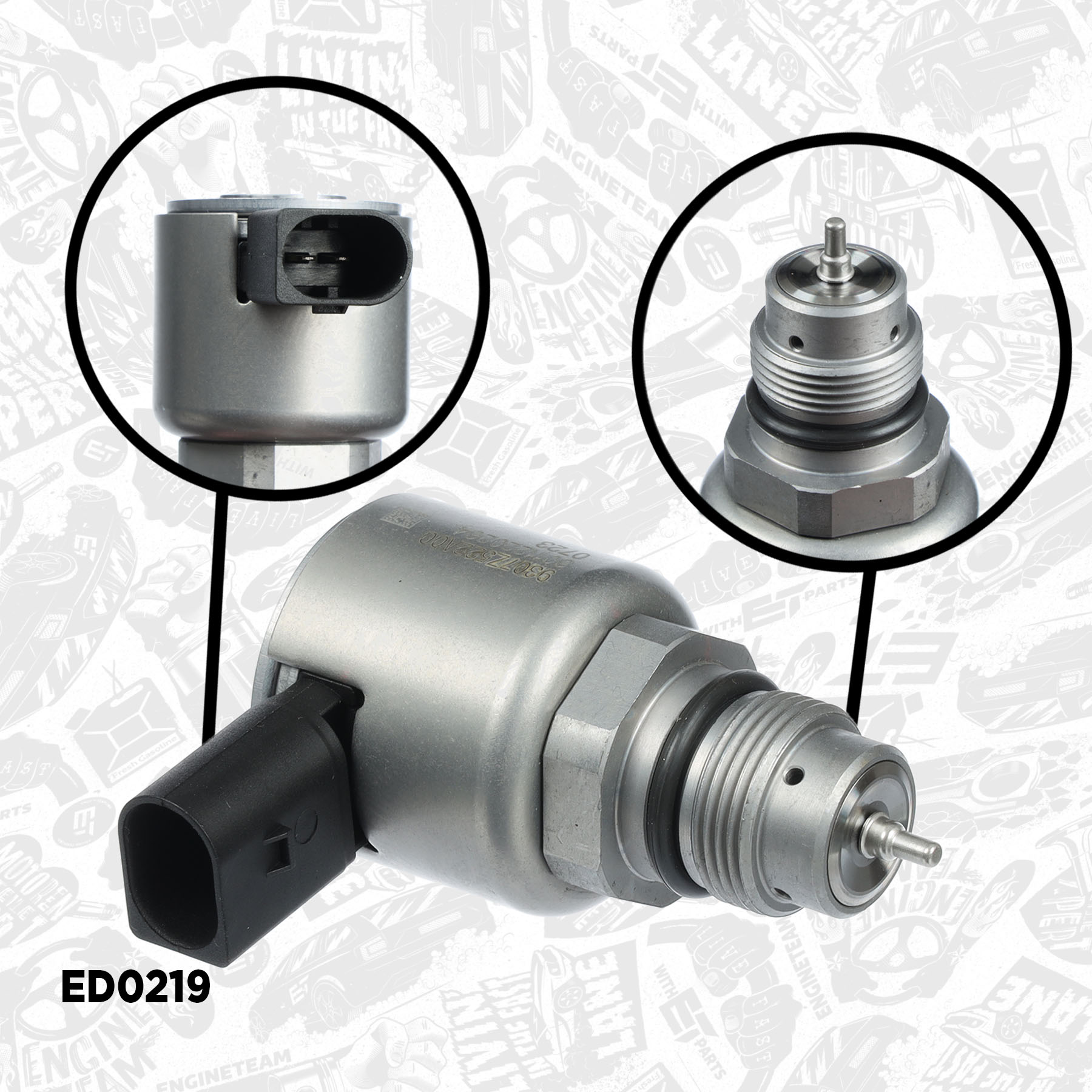 Pressure Control Valve, common rail system + sensor - ED0221 ET ...