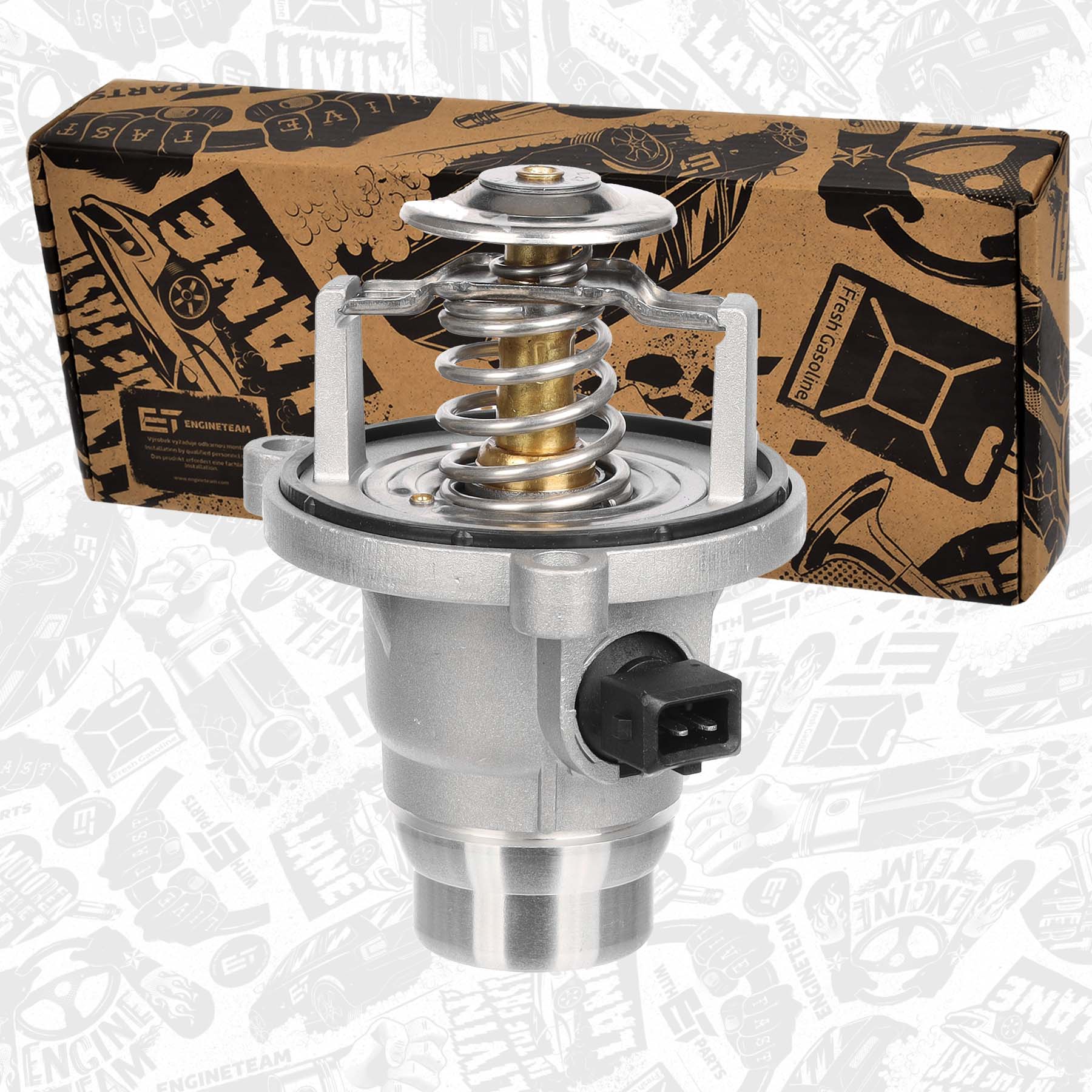 Thermostat, coolant - ED0242 ET ENGINETEAM - 11537586885, 11537502779 ...