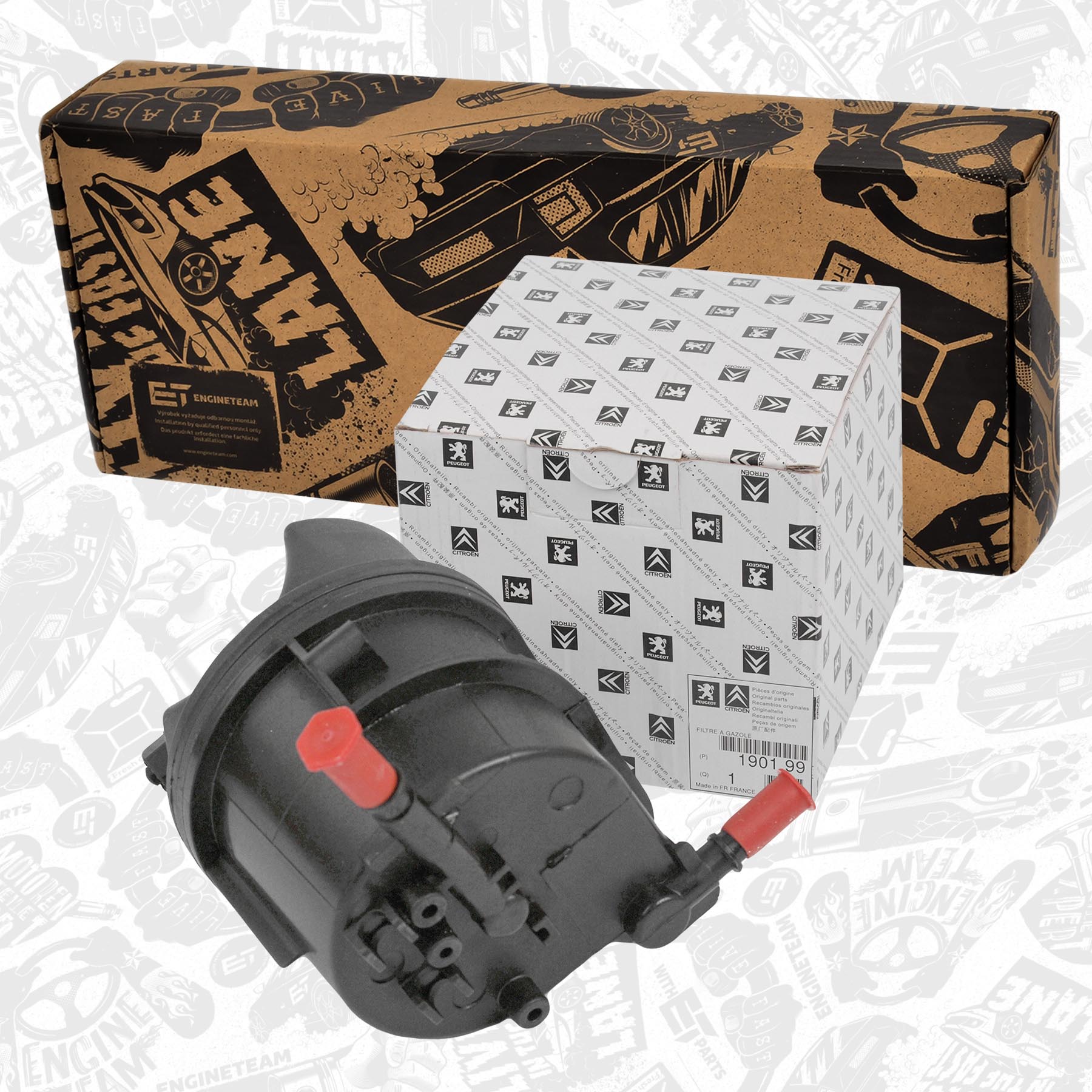 Fuel Filter - FF0002 ET ENGINETEAM - 1383736, 1901.73, SU001-00696 | K ...