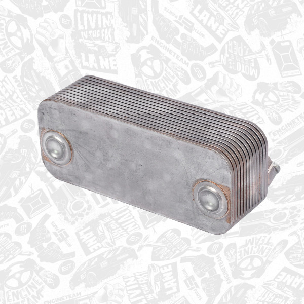 Oil Cooler, engine oil - HE0002 ET ENGINETEAM - A5411880201, 5411880201 ...