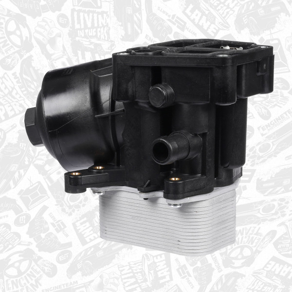 Oil Cooler, engine oil - HE0007VR1 ET ENGINETEAM - 03P115389A ...