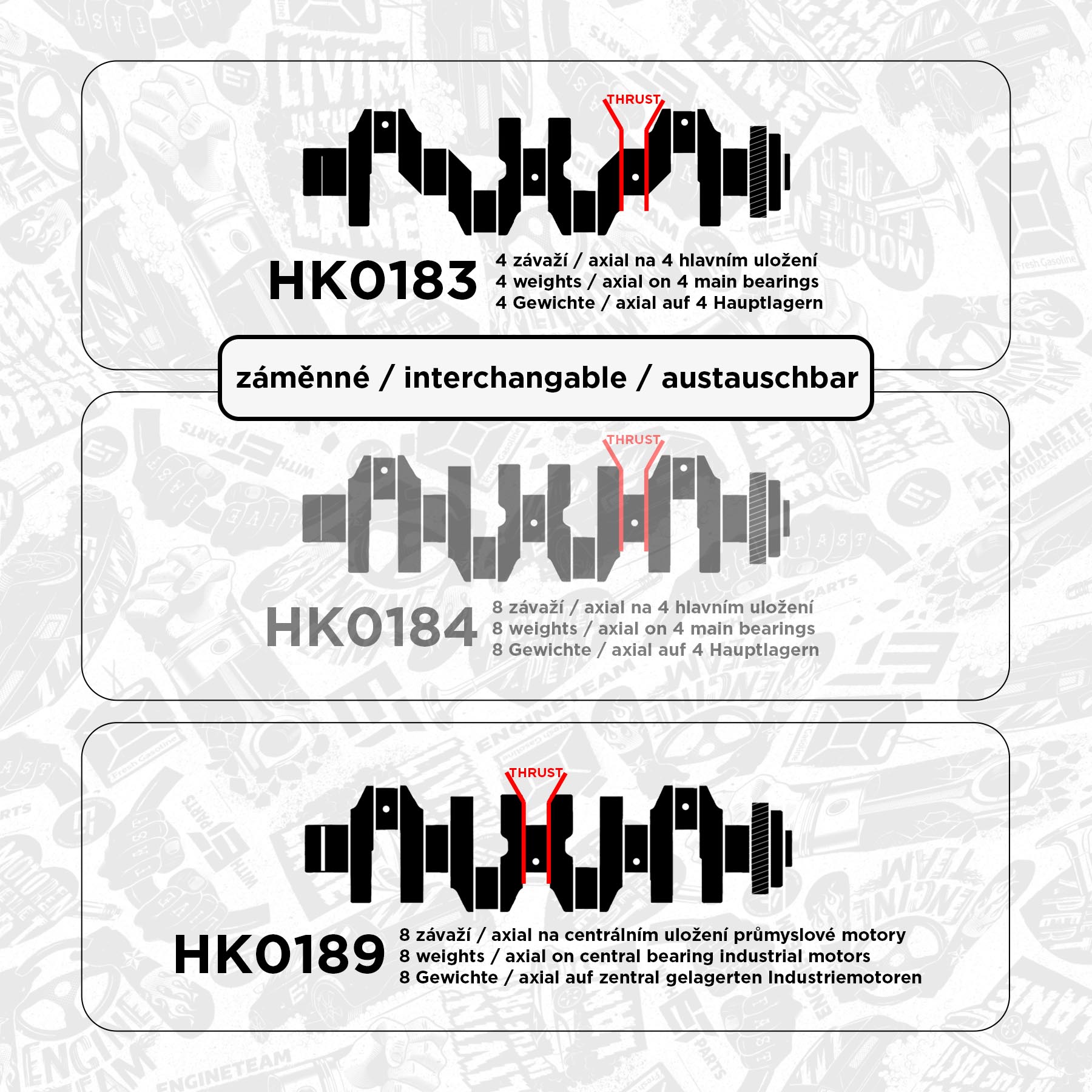Crankshaft - HK0183 ET ENGINETEAM - 6510302501, A6510302501 ...