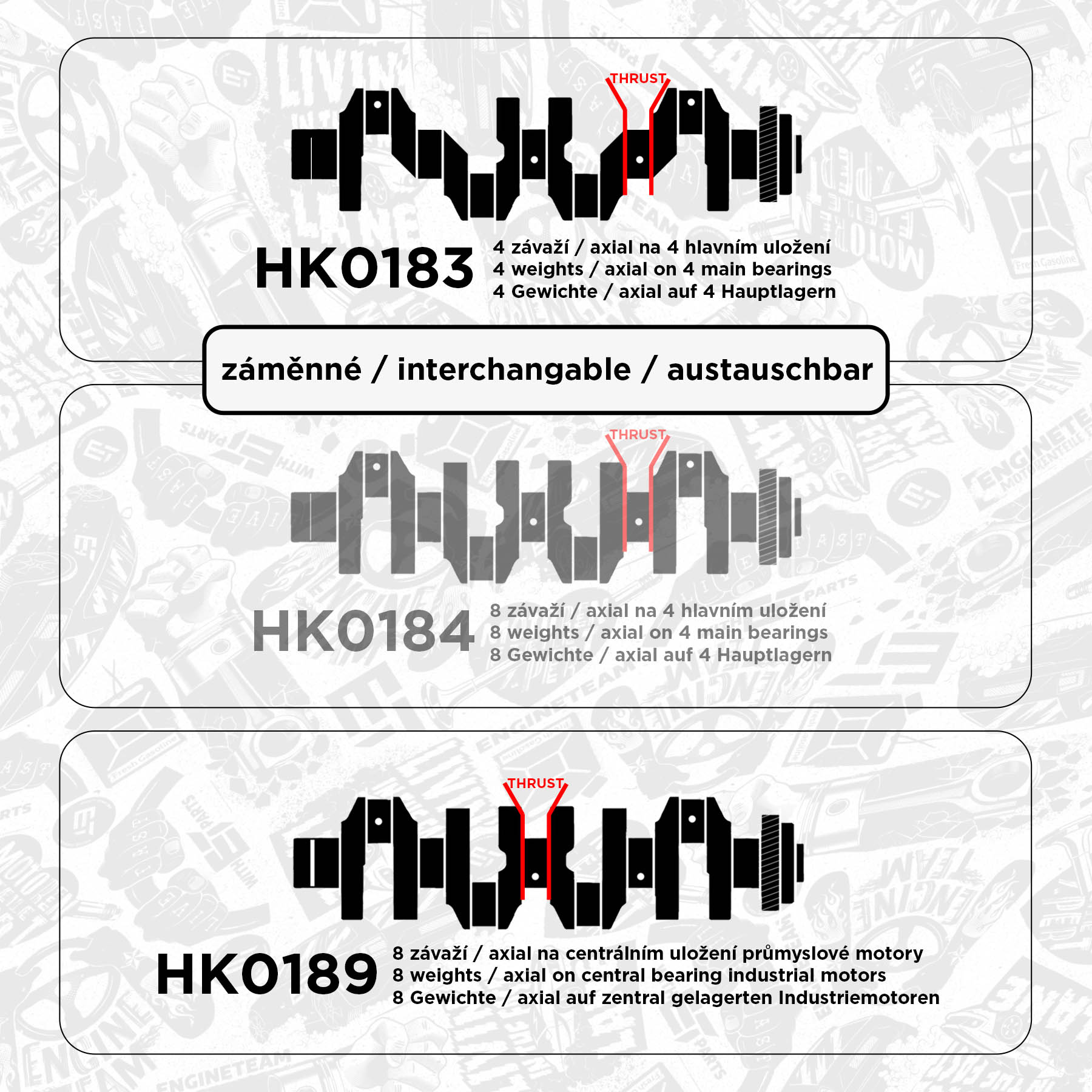 Crankshaft - HK0184 ET ENGINETEAM - 6510300401, A6510300401 | K ...