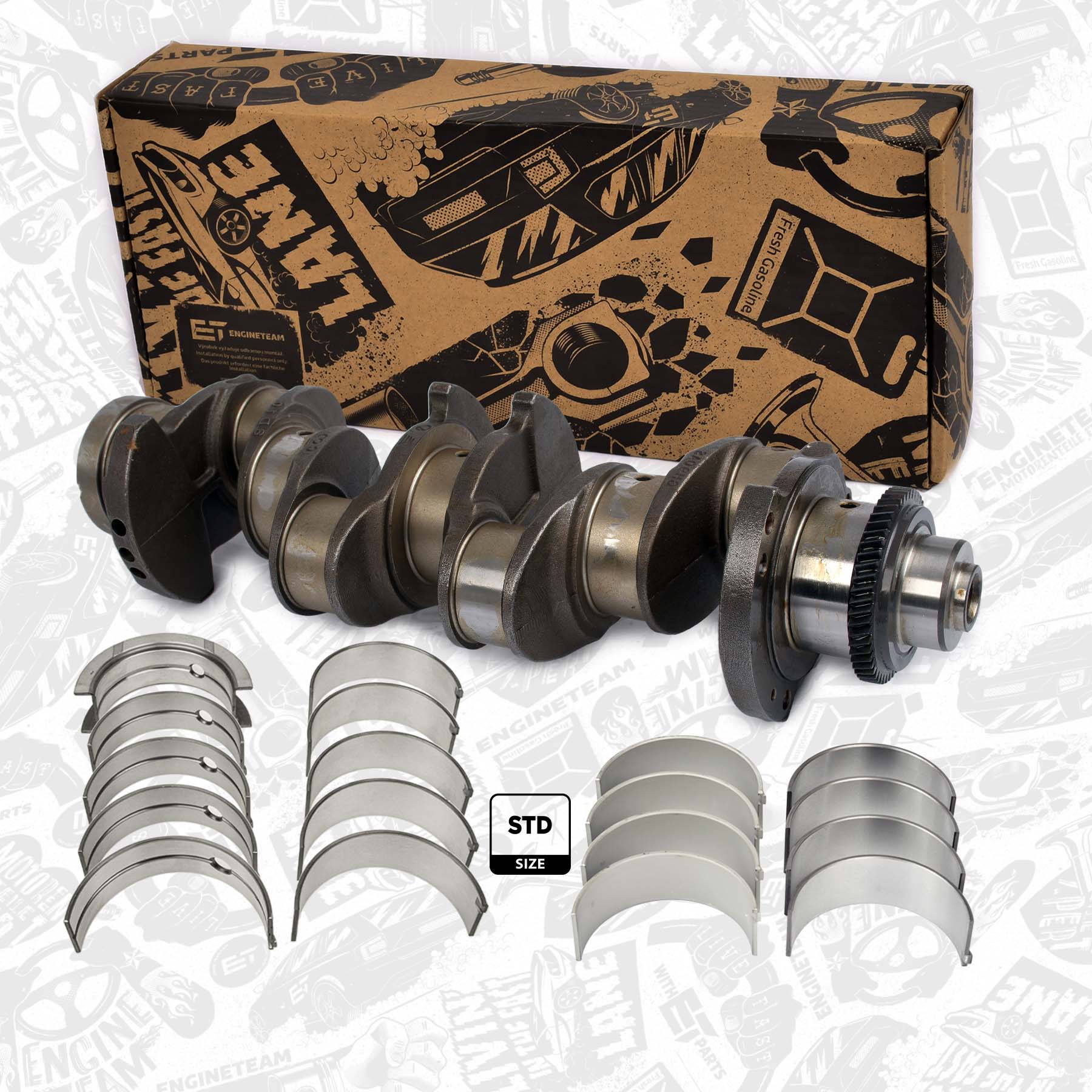 Crankshaft kit - HK0185VR1 ET ENGINETEAM - 504018150, 504049281 ...