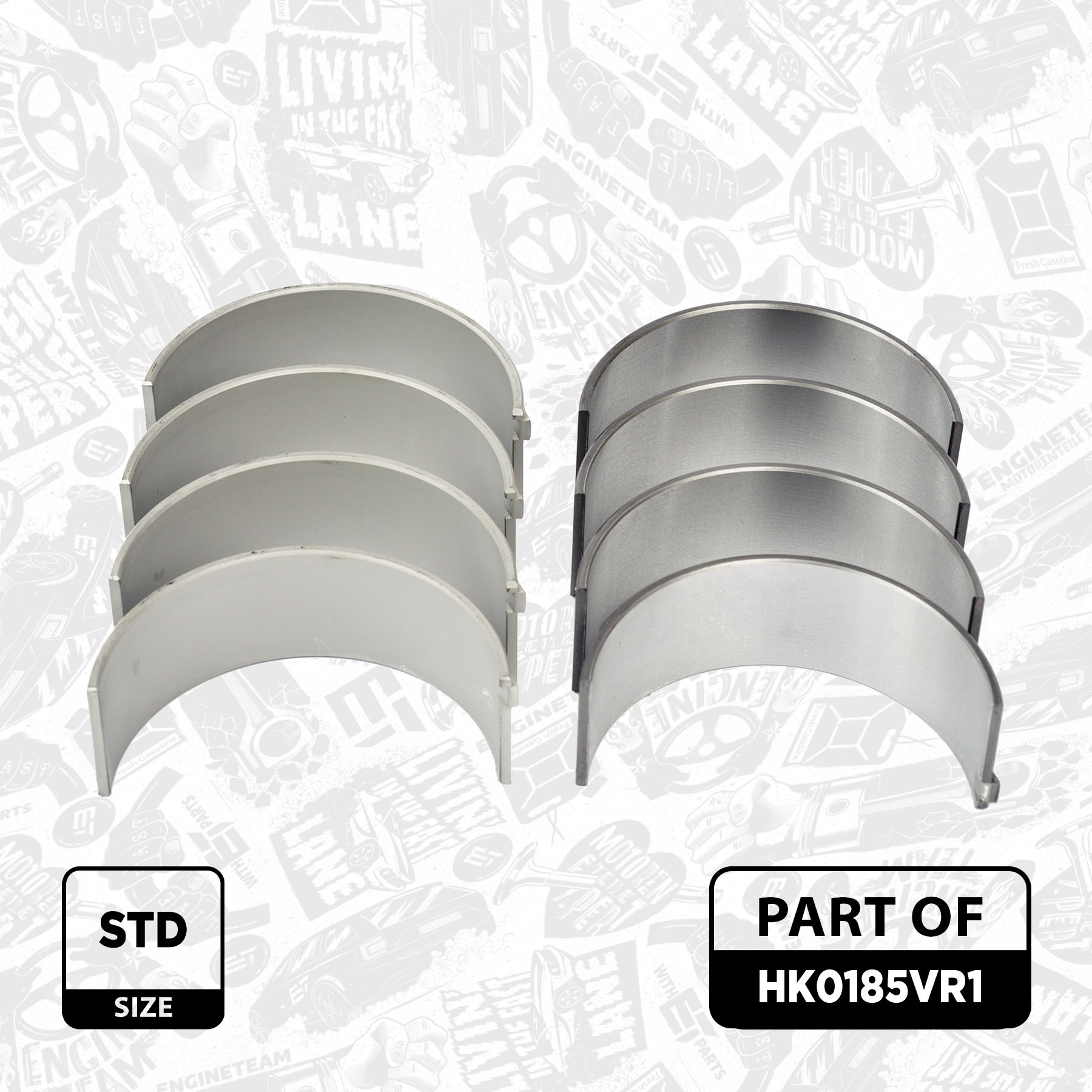 Crankshaft kit - HK0185VR1 ET ENGINETEAM - 504018150, 504049281 ...