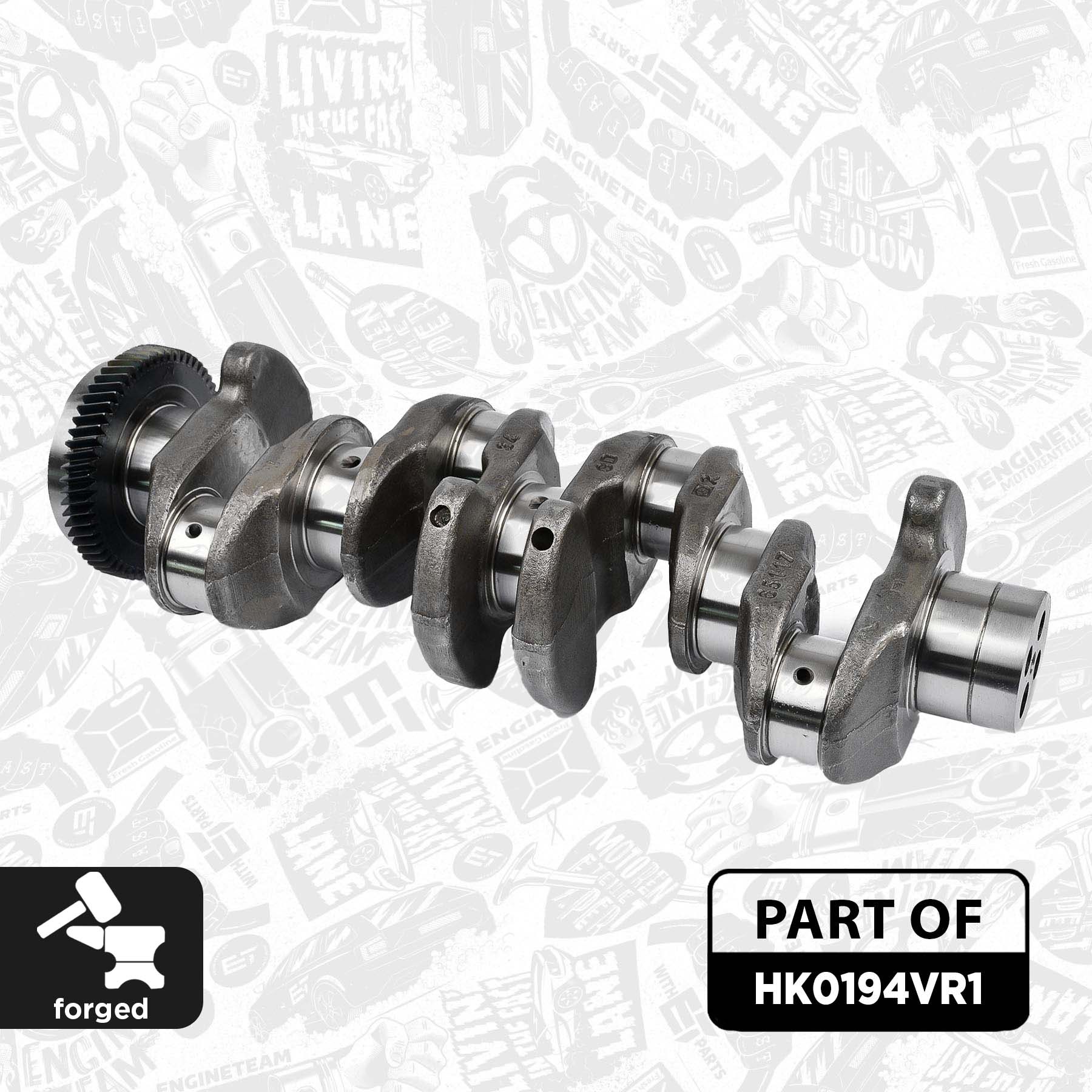 Crankshaft kit - HK0194VR1 ET ENGINETEAM - A6510302501, 6510302501 ...