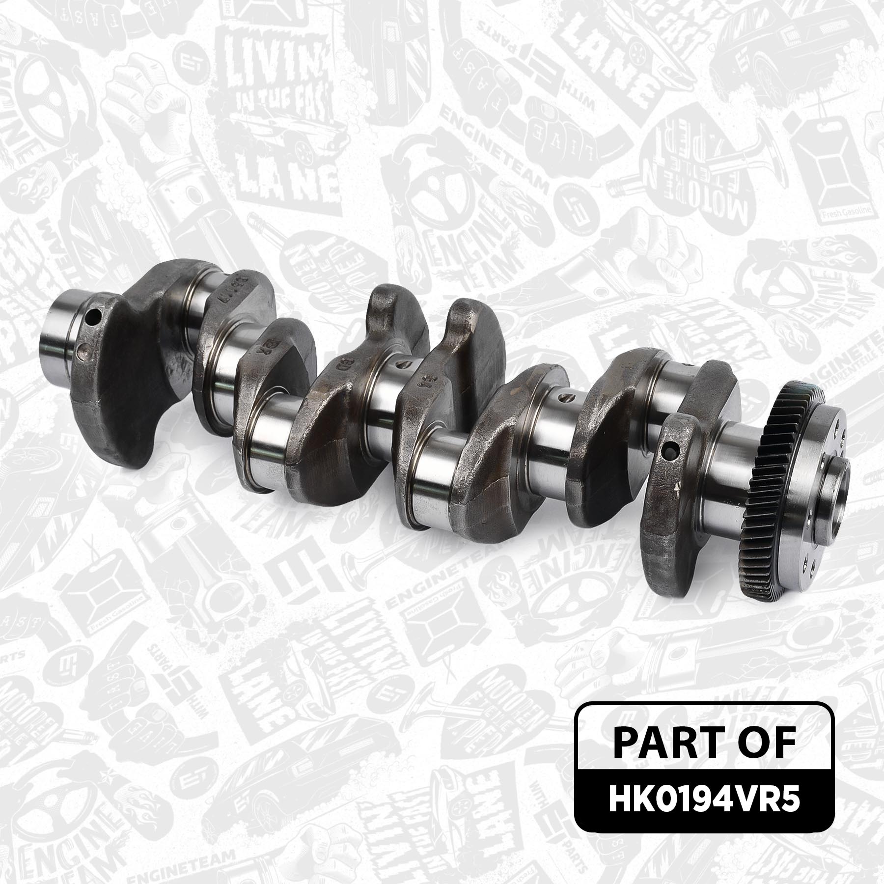 Crankshaft kit - HK0194VR5 ET ENGINETEAM - A6510302501, 6510302501 ...