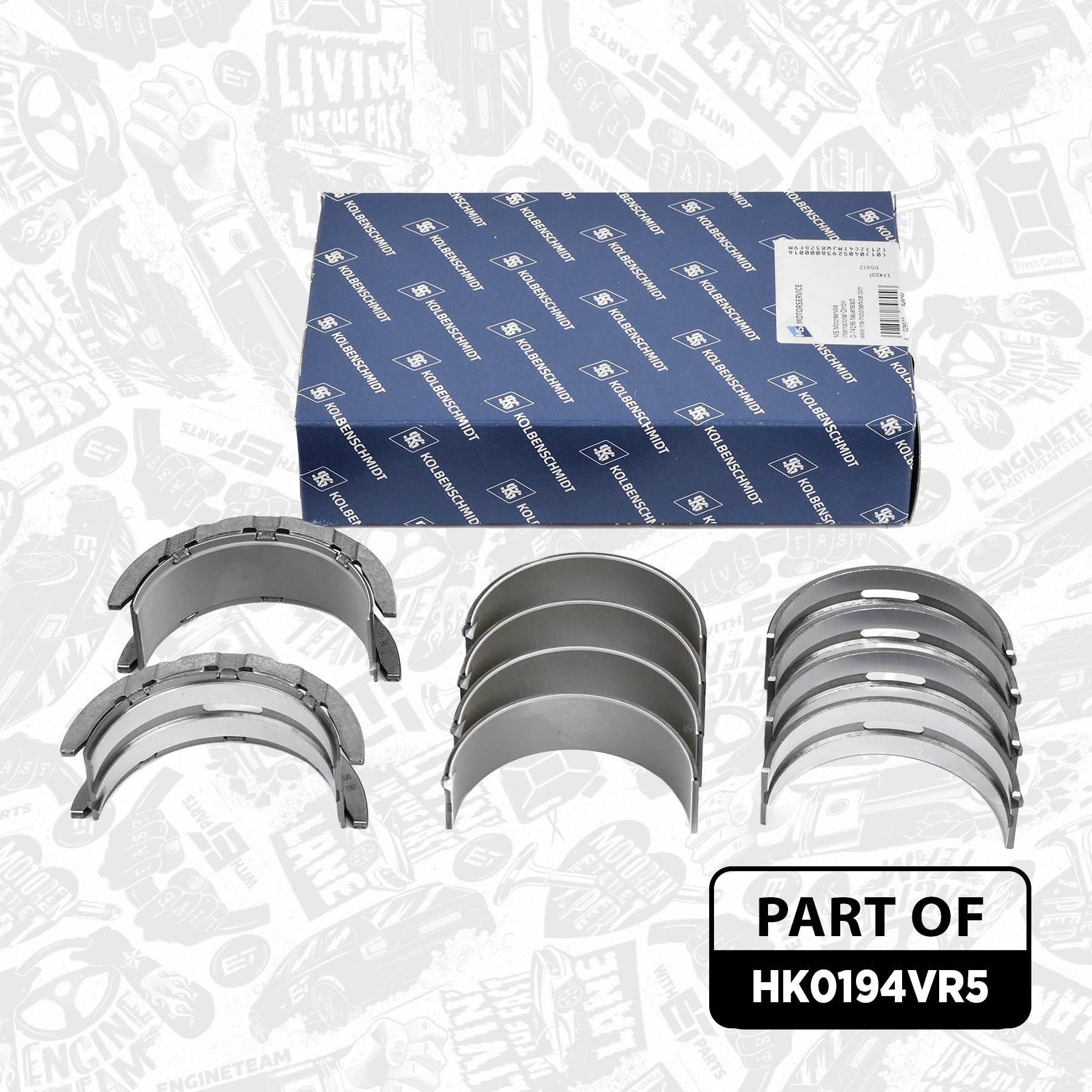 Crankshaft kit - HK0194VR5 ET ENGINETEAM - A6510302501, 6510302501 ...