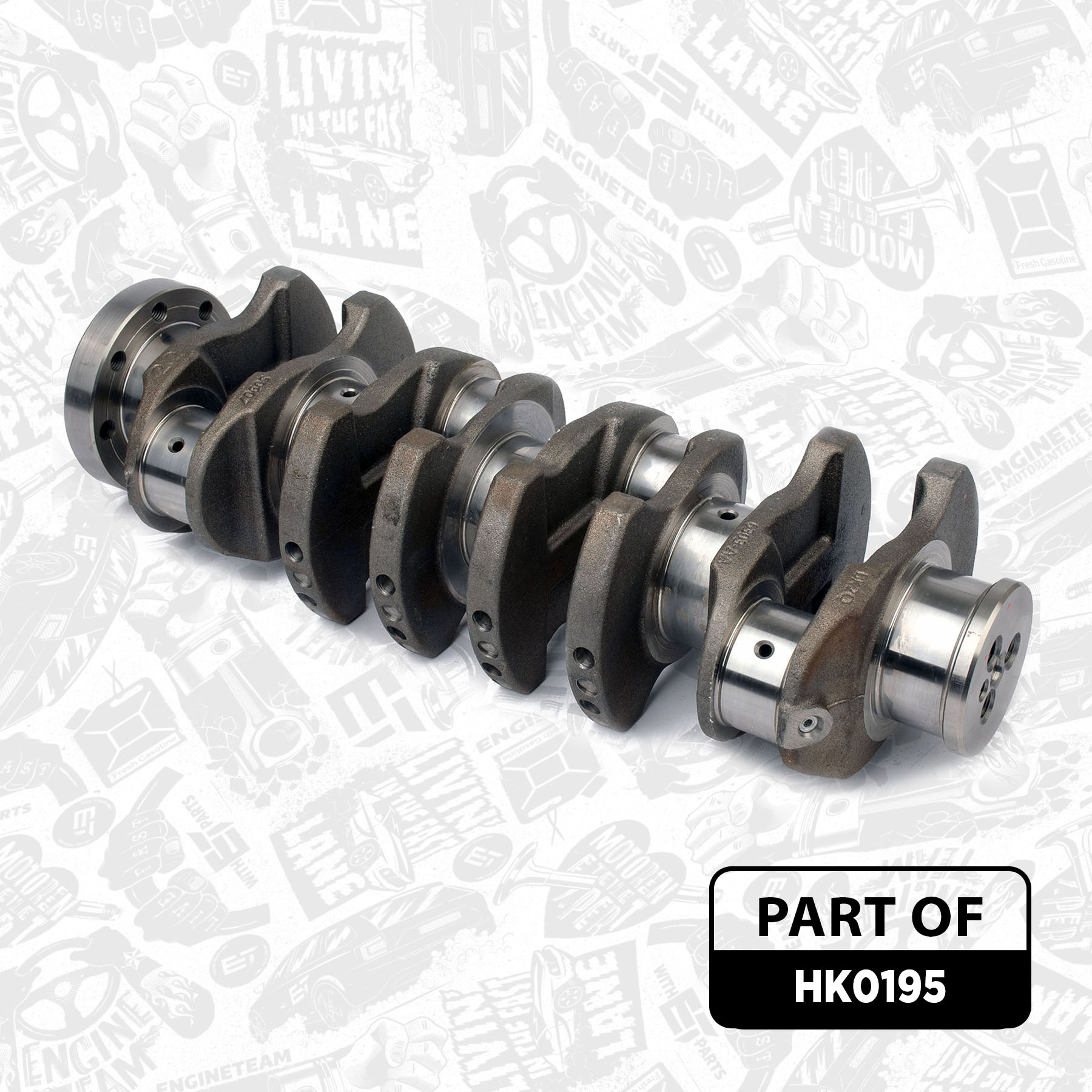 Crankshaft - HK0195 ET ENGINETEAM - 0603E3, BK2Q-6300-AA, 0603E4 | K ...