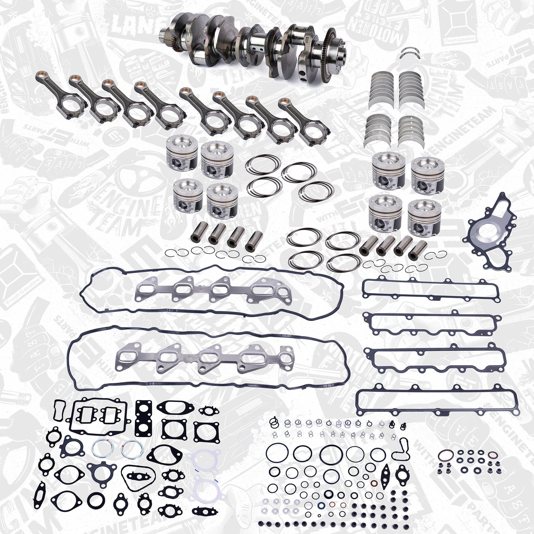 Crankshaft kit - HK0200 ET ENGINETEAM - 1320151021B0, 1320151021, 13201 ...