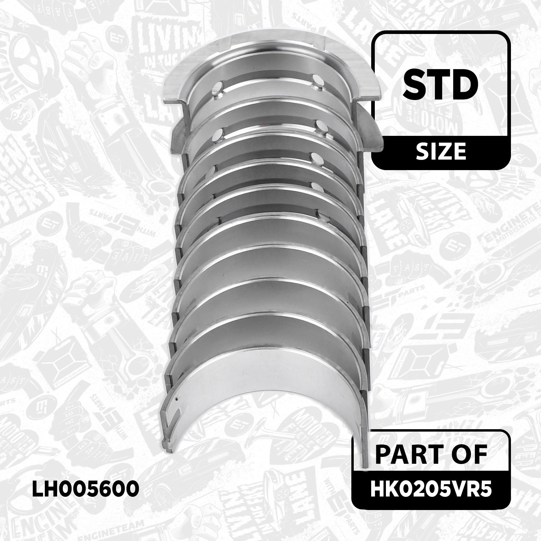 Crankshaft kit - HK0205VR5 ET ENGINETEAM - 12220M86J00, 1539542 ...