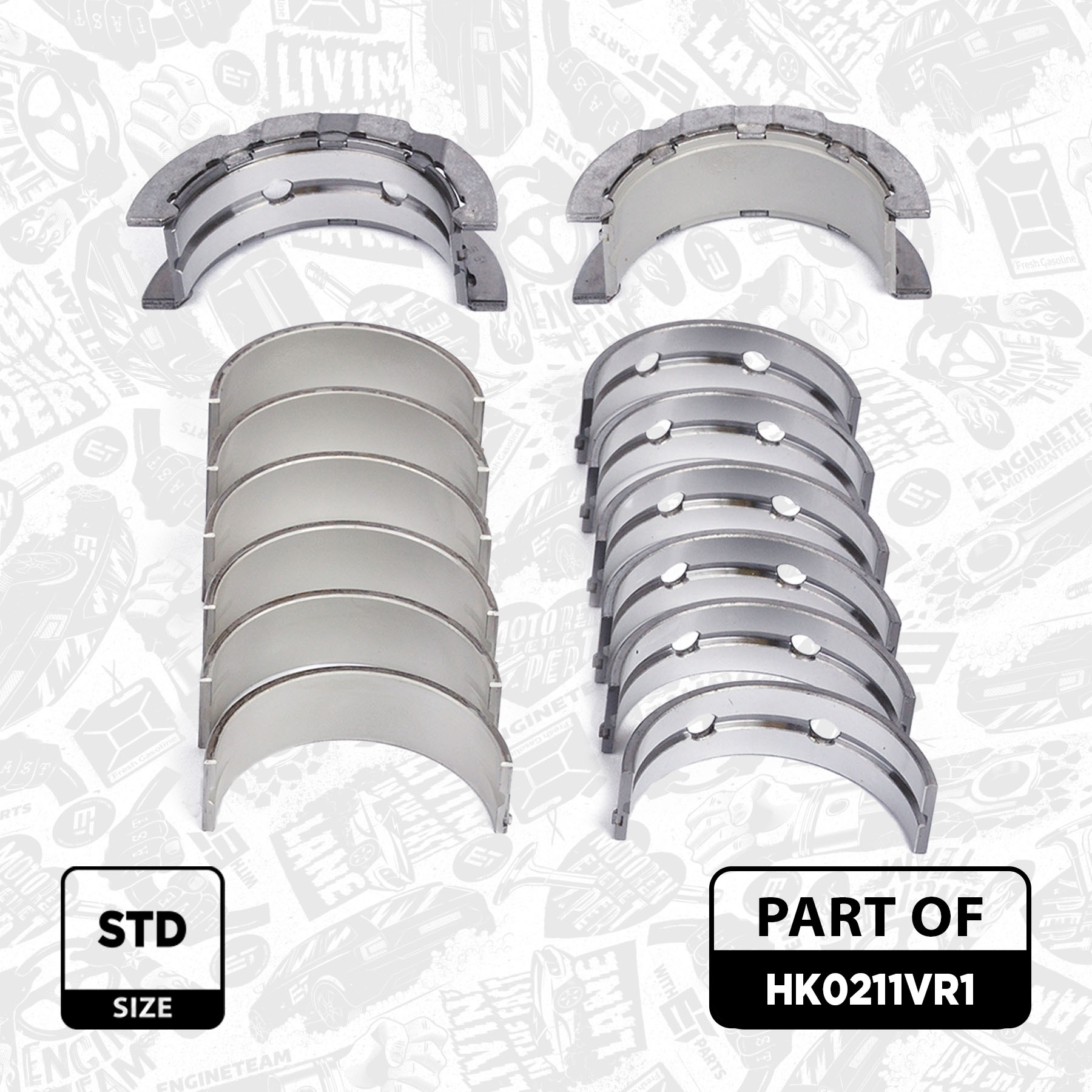 Crankshaft kit - HK0211VR1 ET ENGINETEAM - 11218512217, 11217802643 ...