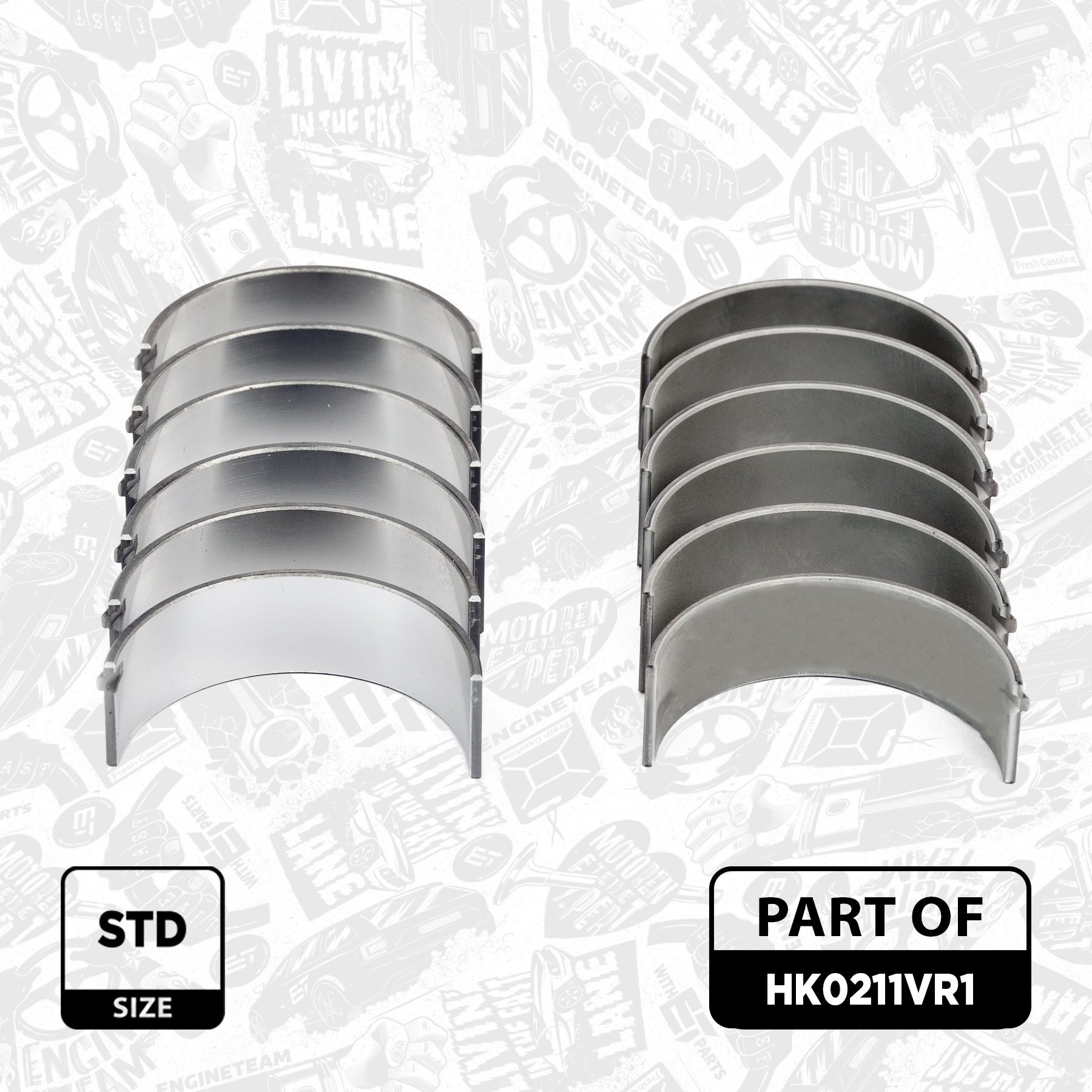 Crankshaft kit - HK0211VR1 ET ENGINETEAM - 11218512217, 11217802643 ...