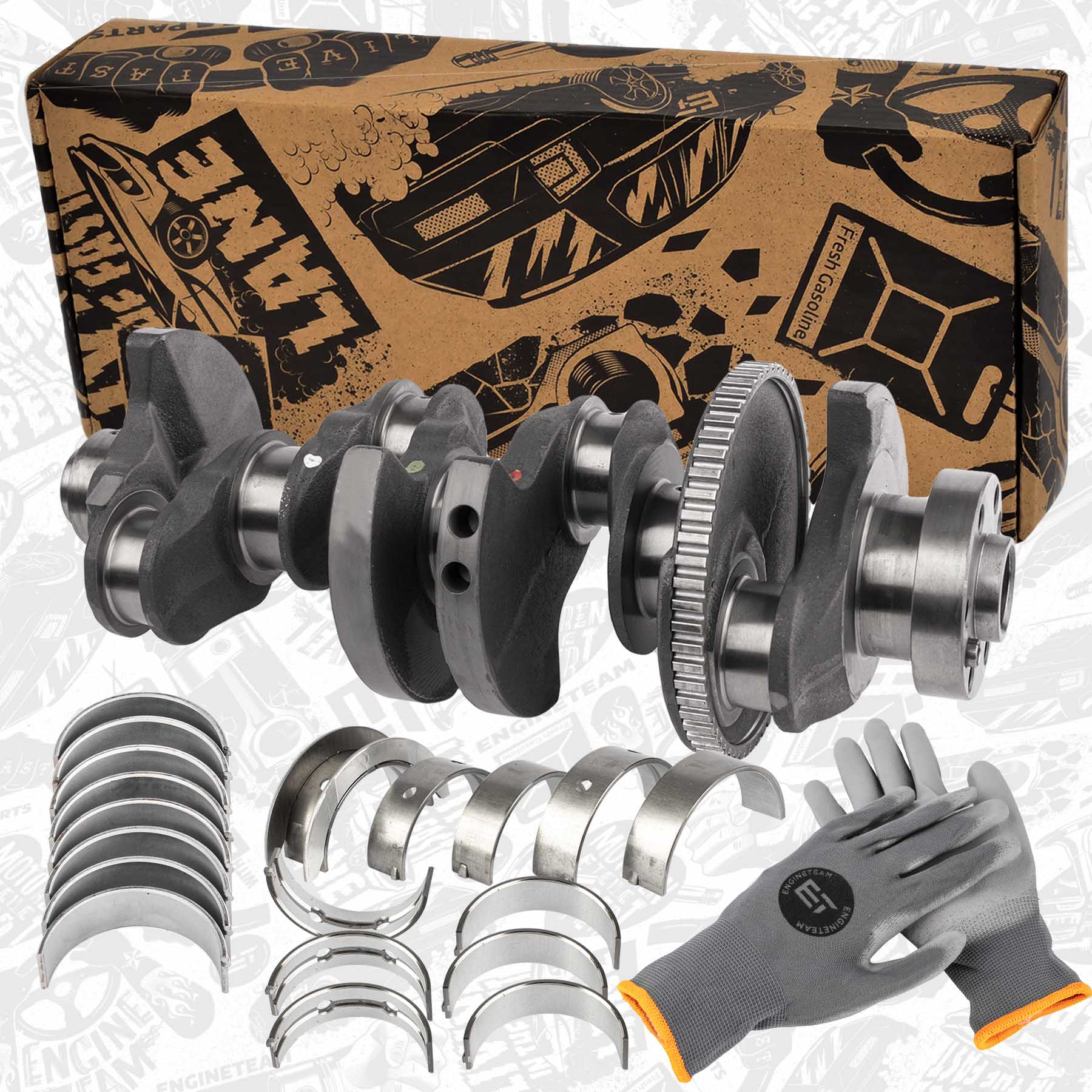 Repair kit, crankshaft - HK0216VR1 ET ENGINETEAM - 11217516040 ...