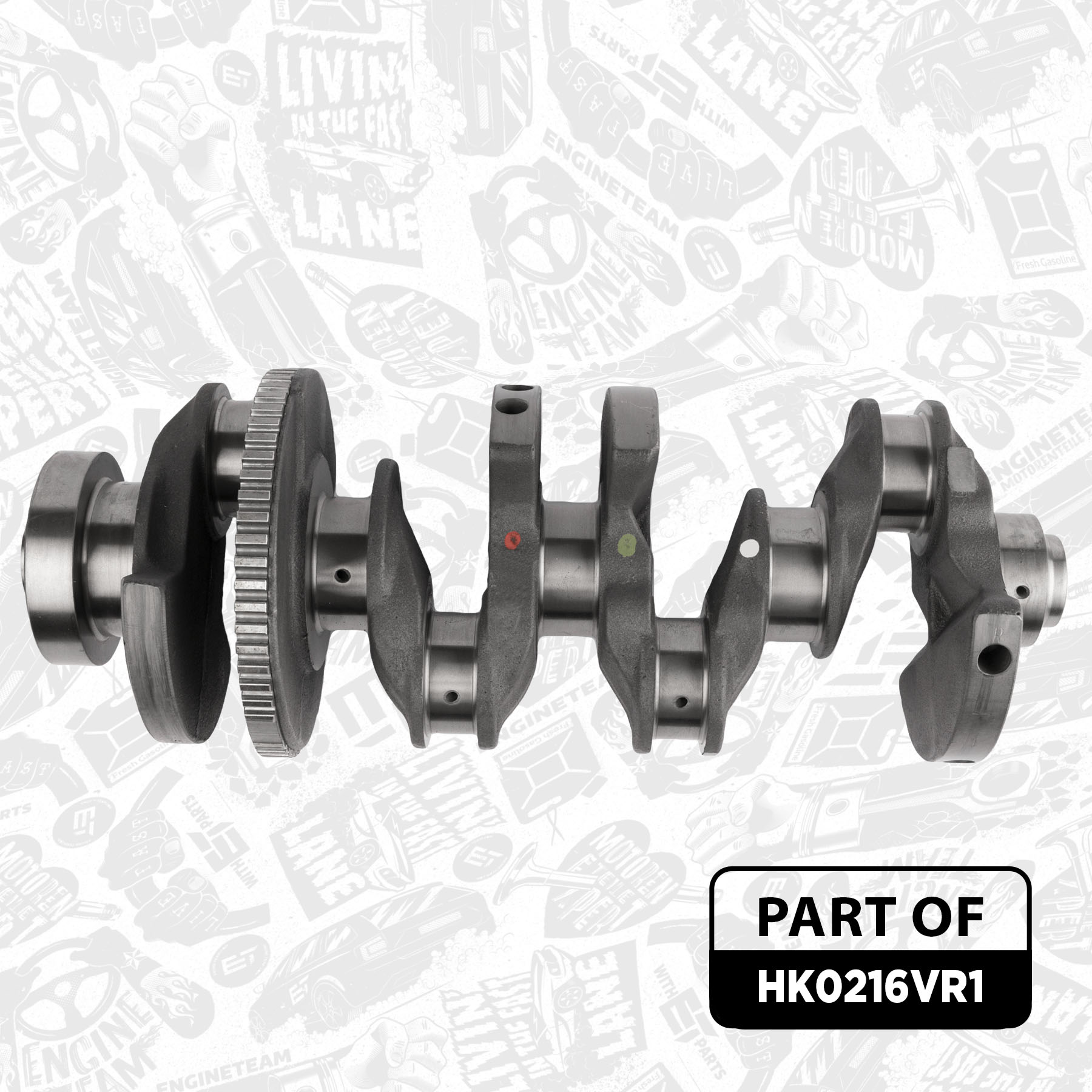 Repair kit, crankshaft - HK0216VR1 ET ENGINETEAM - 11217516040 ...
