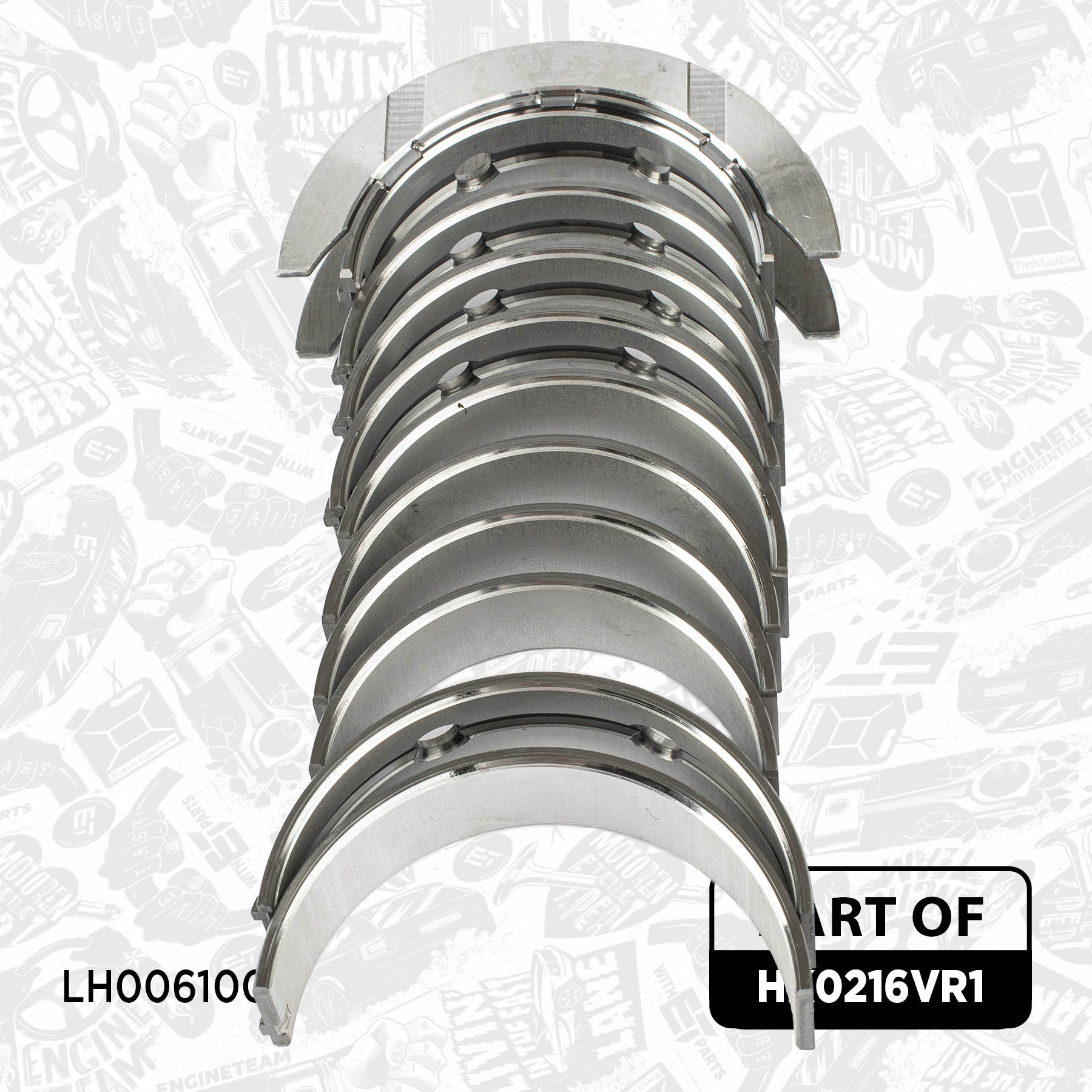 Repair kit, crankshaft - HK0216VR1 ET ENGINETEAM - 11217516040 ...