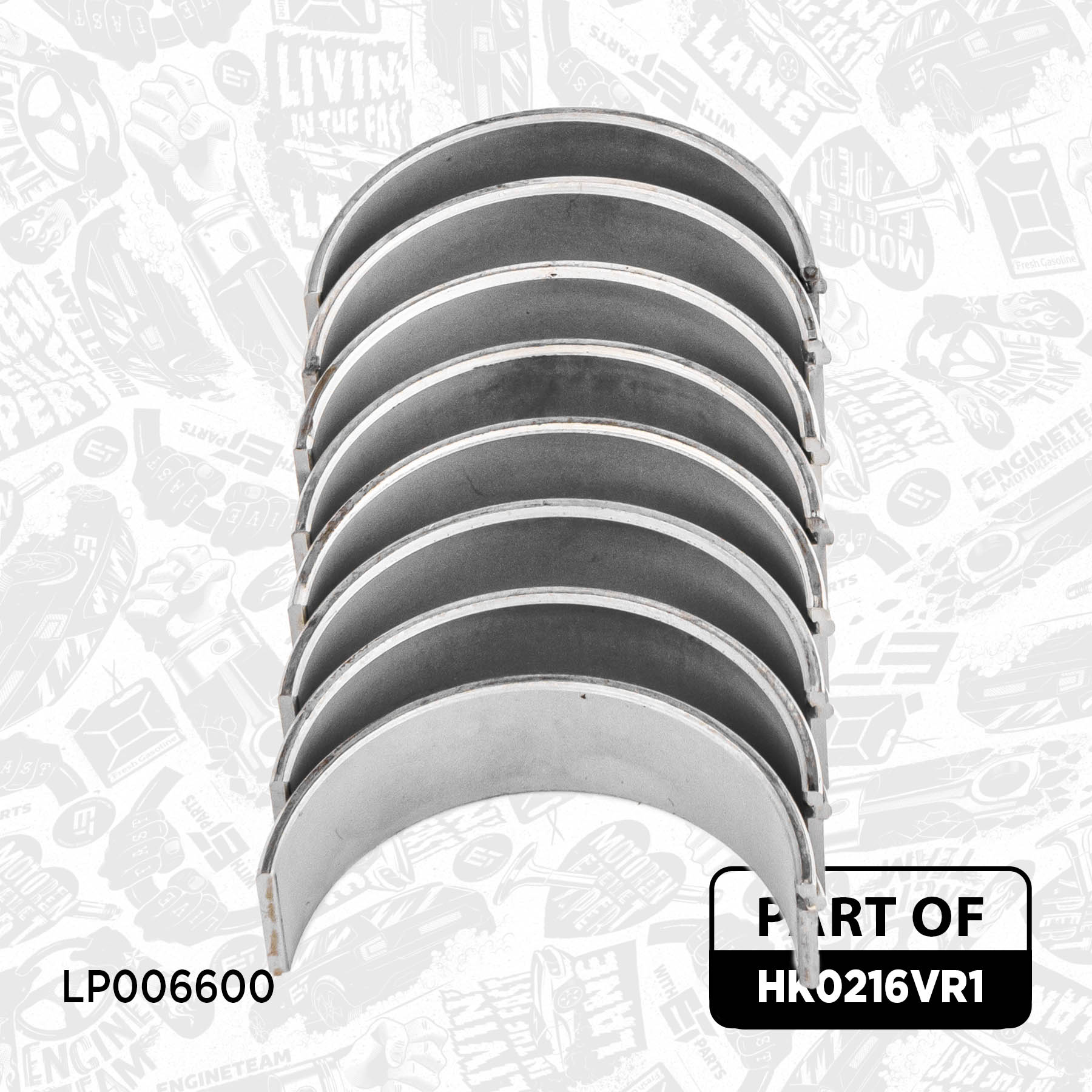 Repair kit, crankshaft - HK0216VR1 ET ENGINETEAM - 11217516040 ...