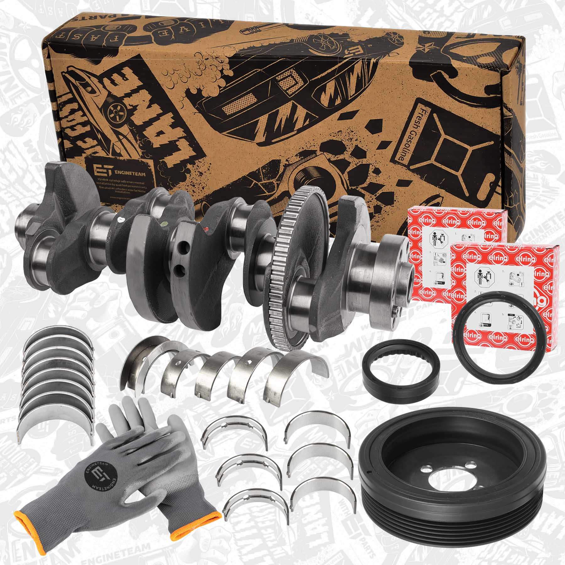 Repair Kit, crankshaft - HK0216VR2 ET ENGINETEAM - 11217516040 ...