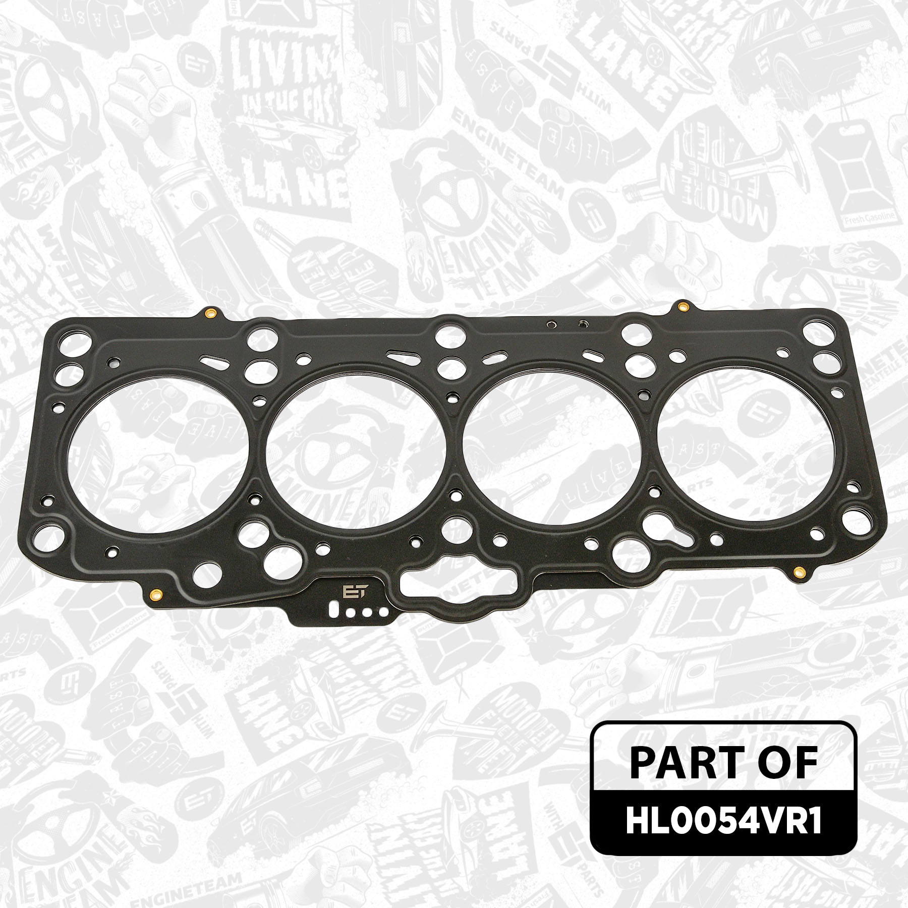 Cylinder Head set - HL0054VR1 ET ENGINETEAM - 03G103351C, 038103351D ...