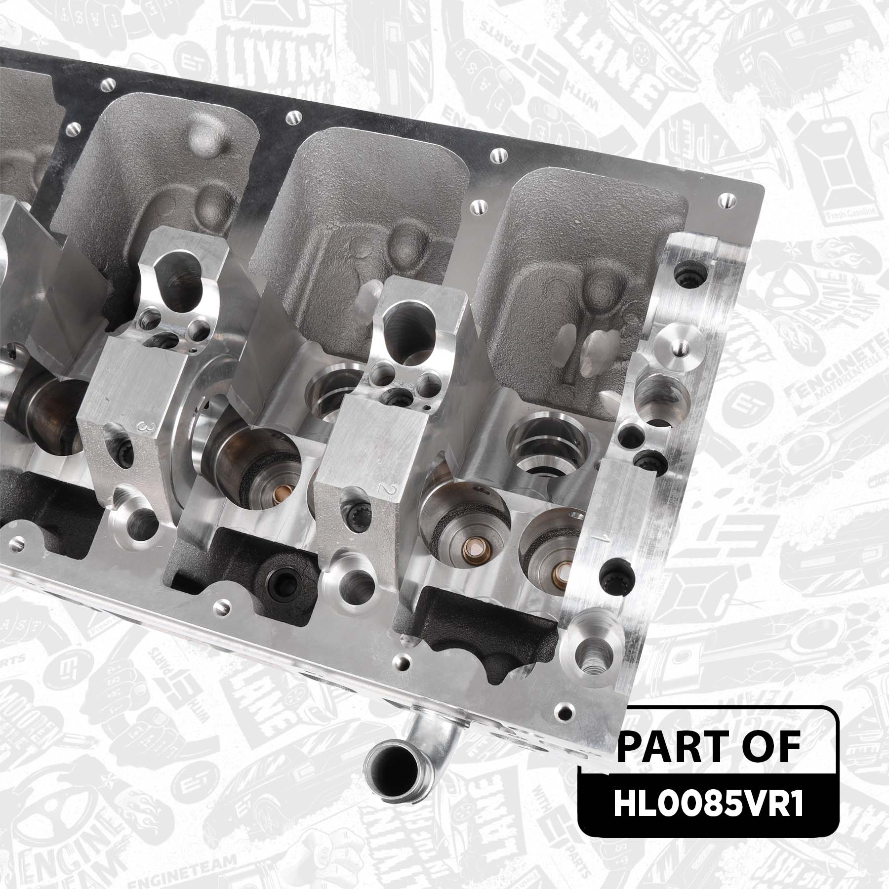Cylinder Head set - HL0085VR1 ET ENGINETEAM - 070103063D, 070103063K ...