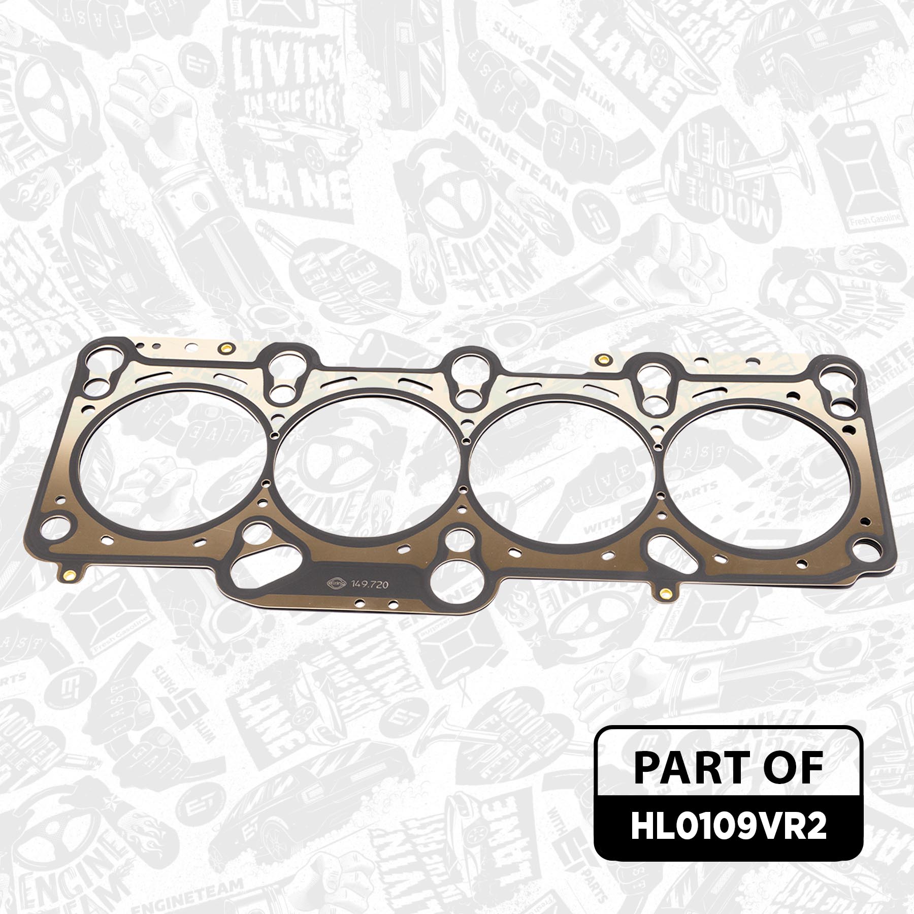 Cylinder Head set - HL0109VR2 ET ENGINETEAM - 06D103351D, 06F103351 ...