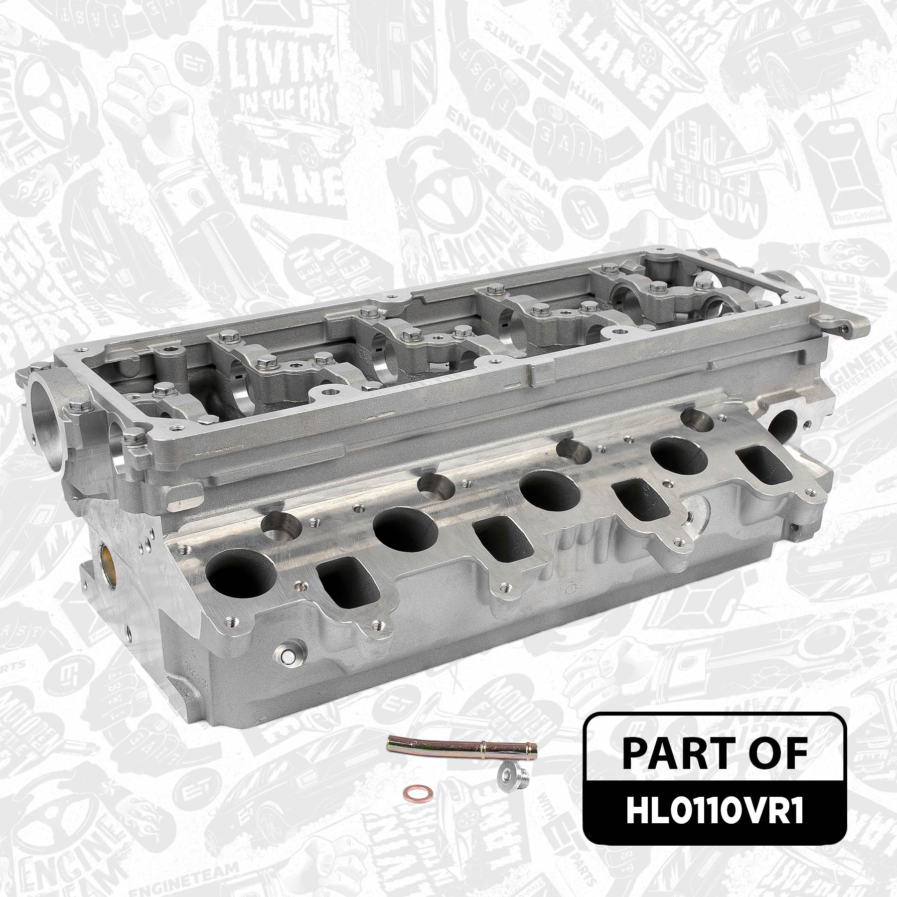 Cylinder Head set - HL0110VR1 ET ENGINETEAM - 03L103351C, 03L103351G ...