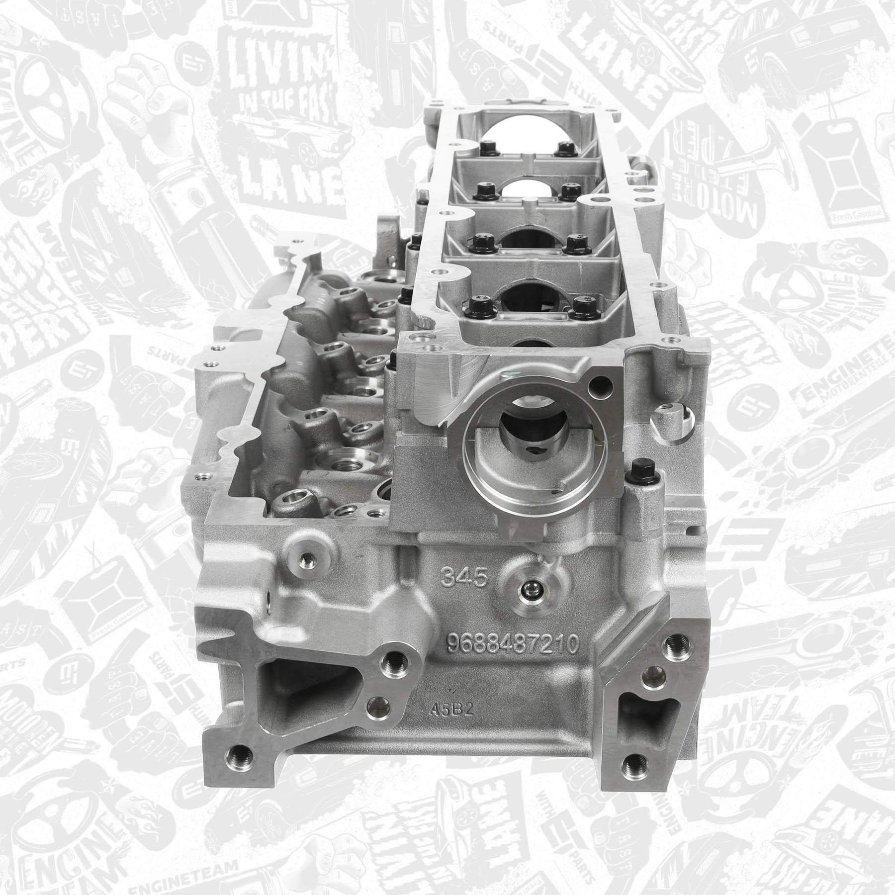 Cylinder Head + valves - HL0125VR1 ET ENGINETEAM - 0200HS, 1685778 ...